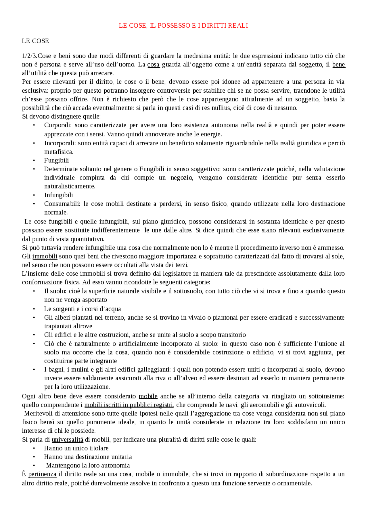 La Codificazione Docsity