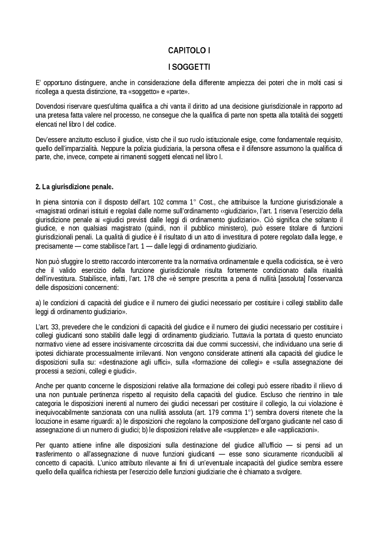 Schemi Dettagliati Del Conso Grevi Docsity