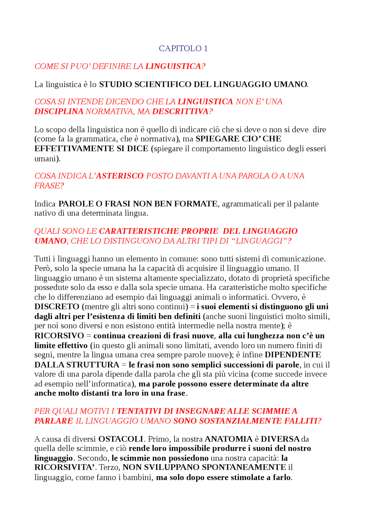 Graffi Scalise Domande E Risposte Docsity