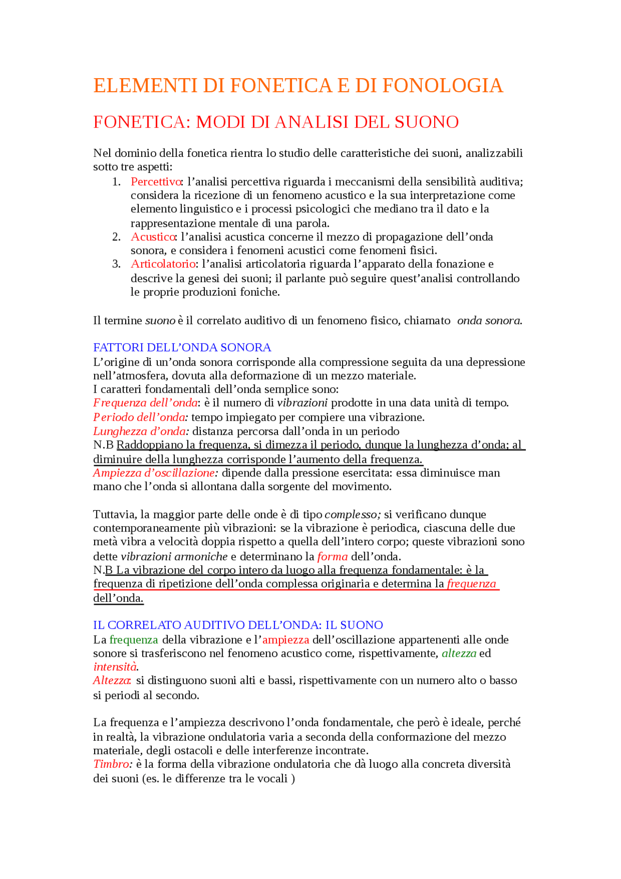 Riassunto Cap 3 Linguistica Generale Docsity