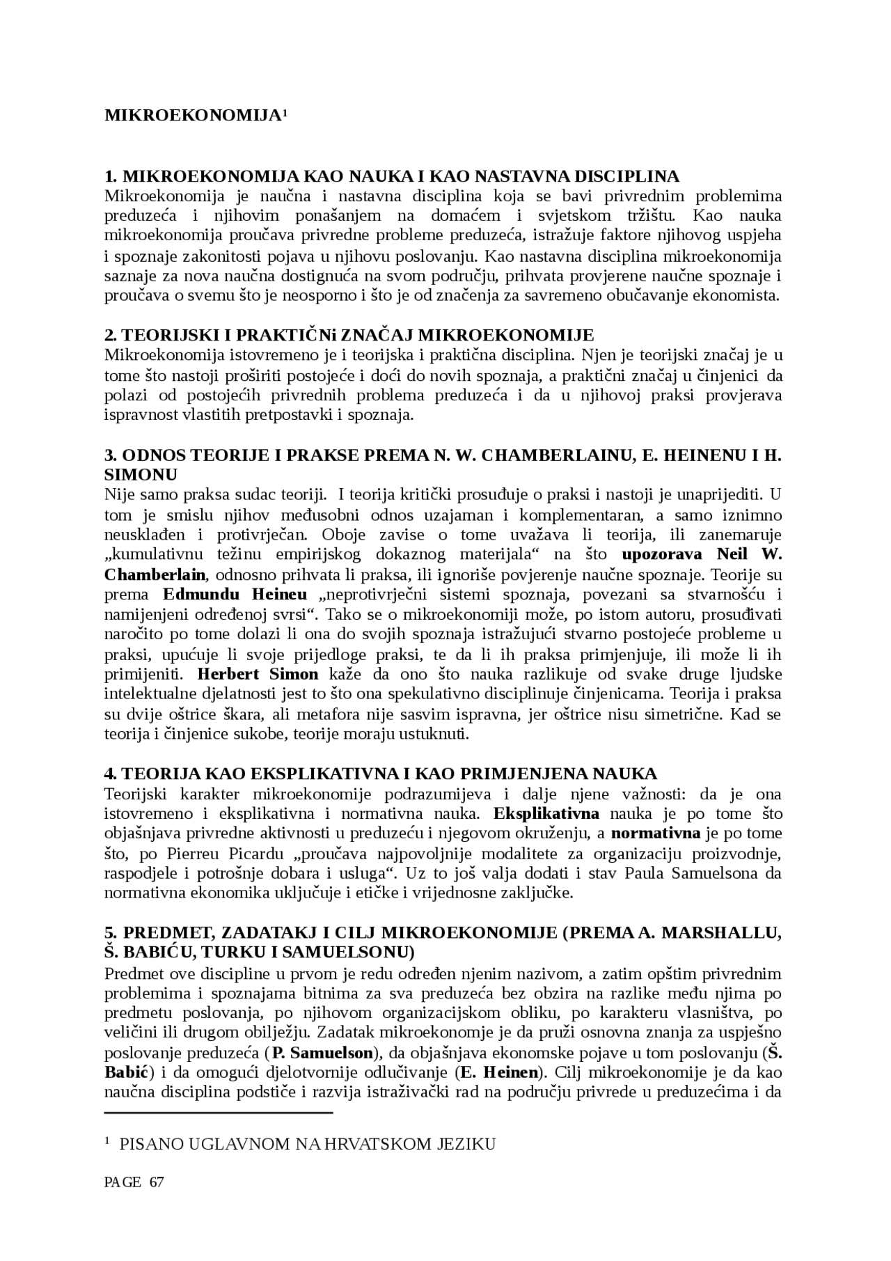 Mikroekonomija Skripta Rezime Predlog Mikroekonomija Docsity
