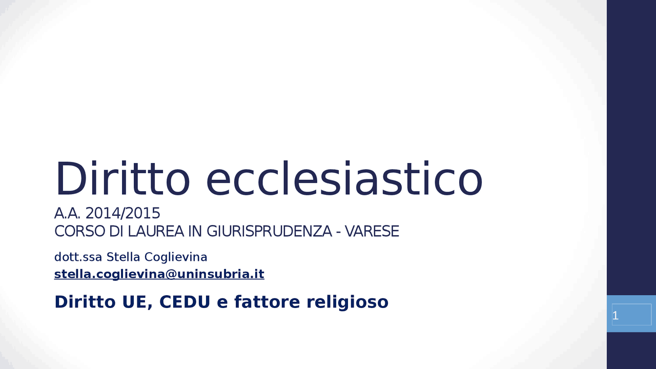 Schema. ue cedu - Docsity