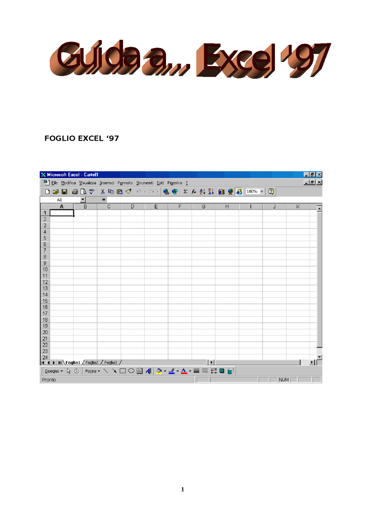 Modulo Excel Ecdl Docsity