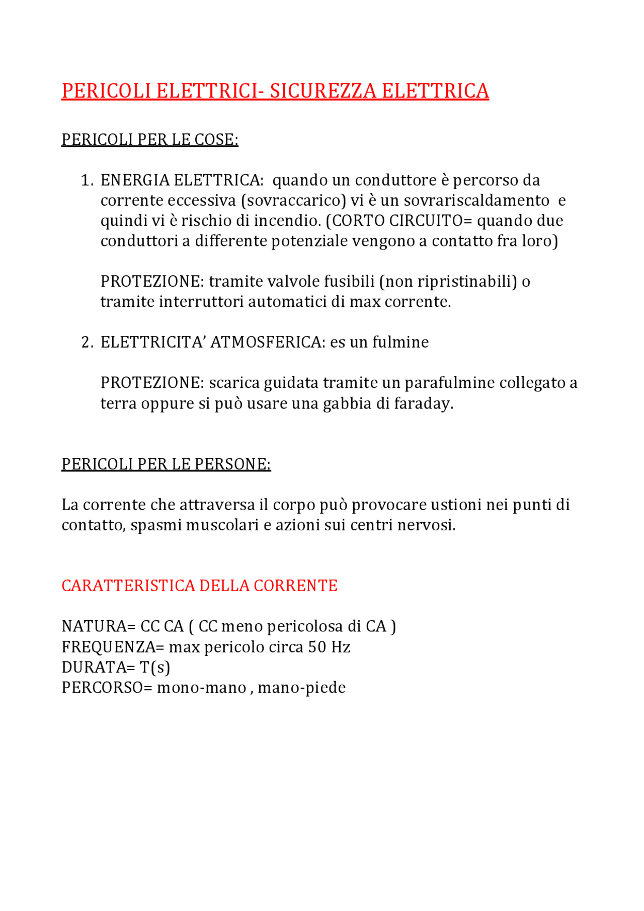 Sicurezza E Macchine Elettriche Docsity