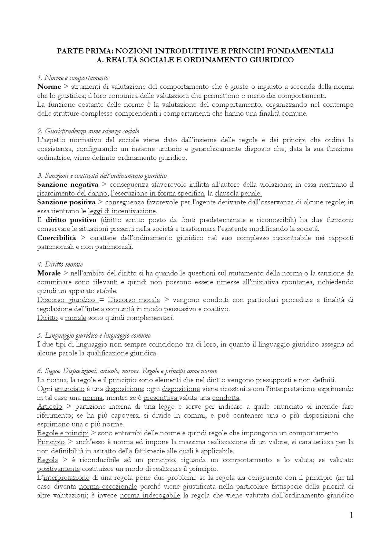 Riassunto Di Istituzioni Di Diritto Civile Perlingieri Docsity