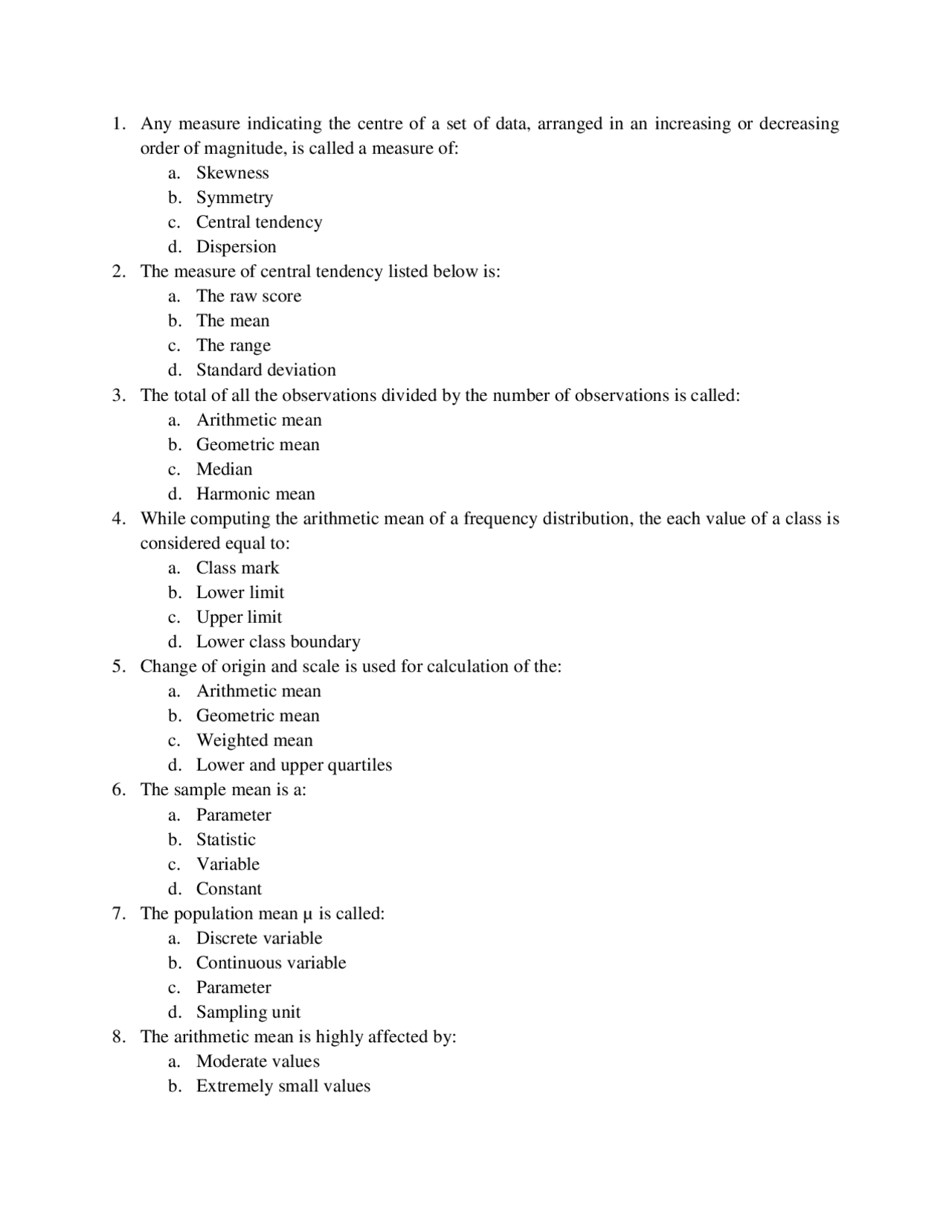 Mcq (test) - Docsity