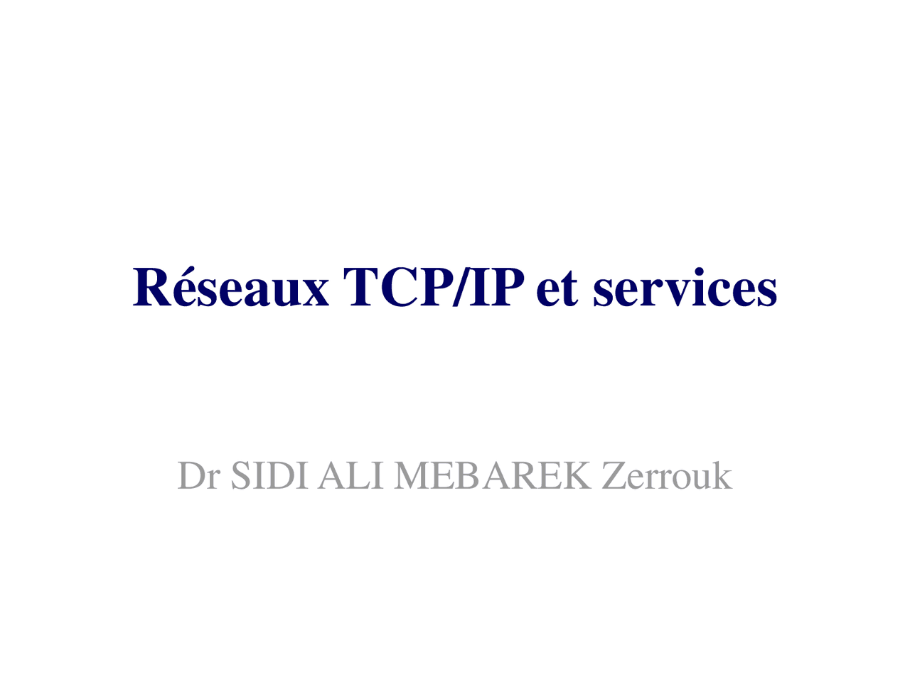 0 Programme Tcpip Docsity