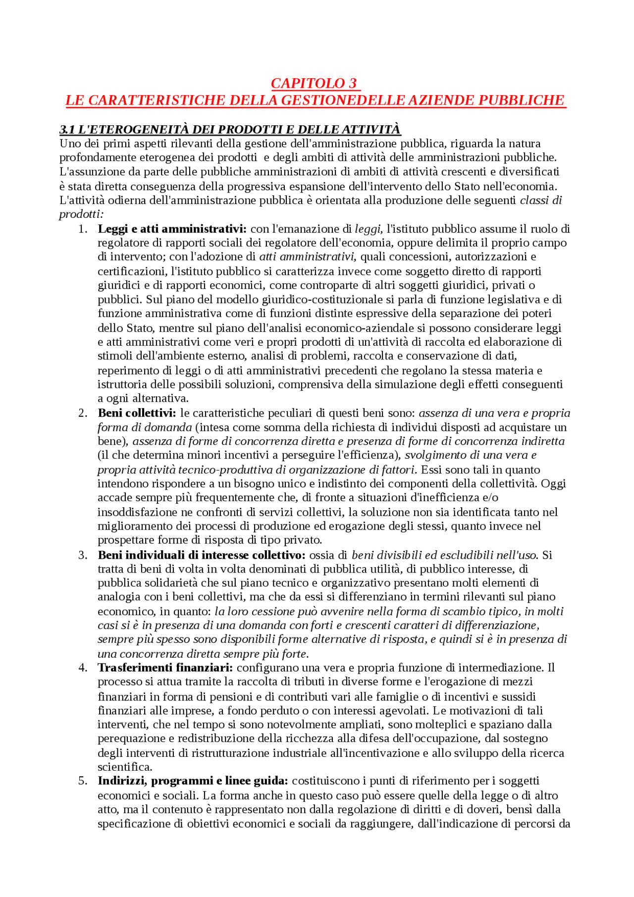 Schemi Di Management Pubblico Docsity