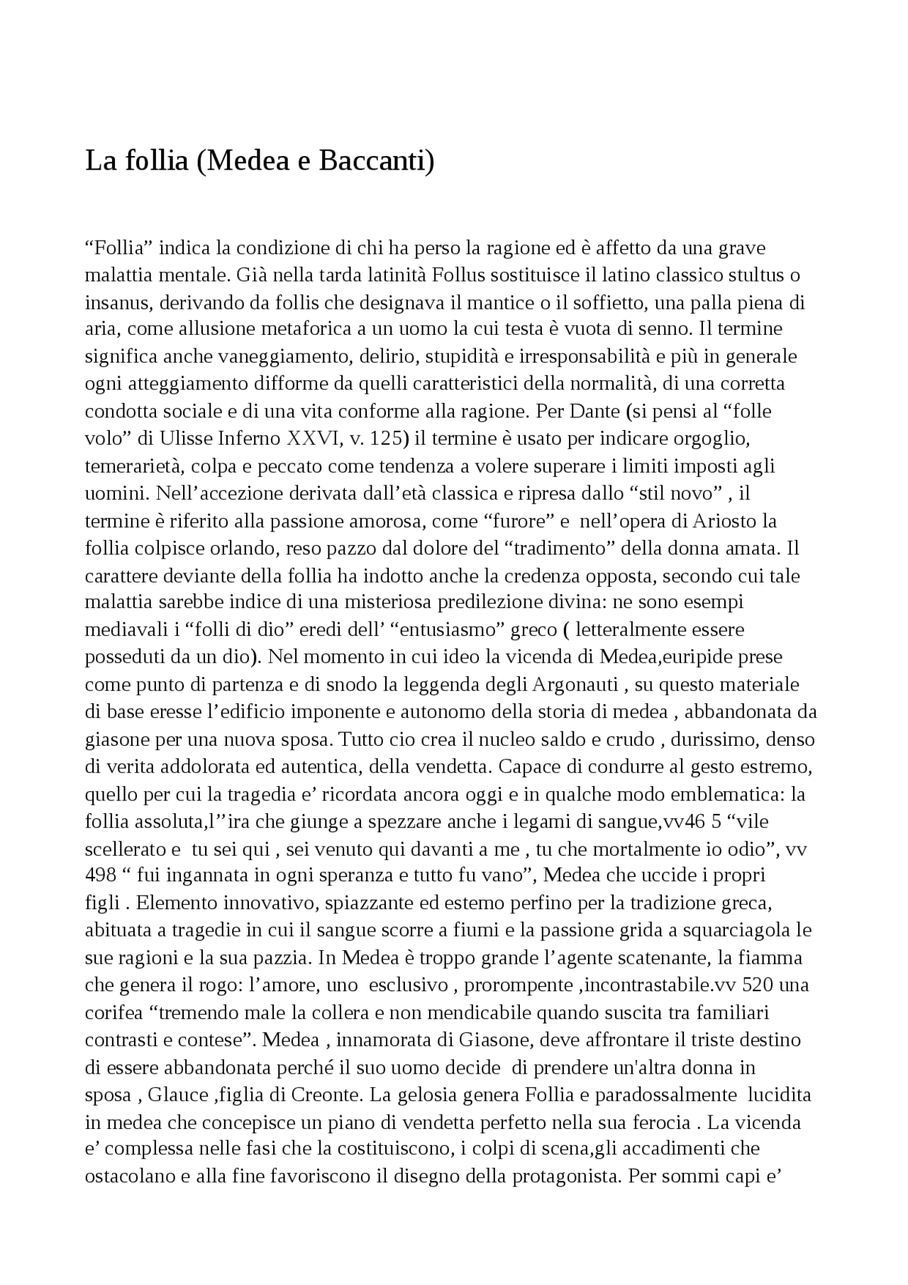La Follia Docsity