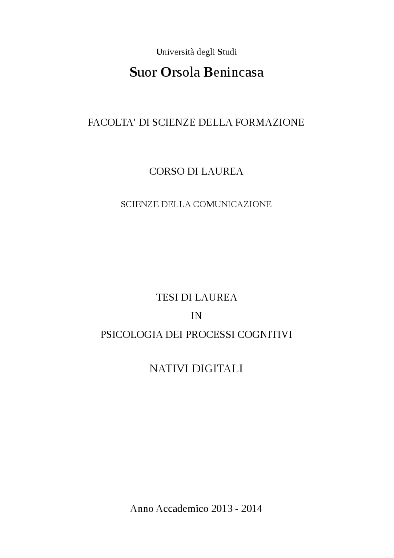 Nativi Digitali Docsity