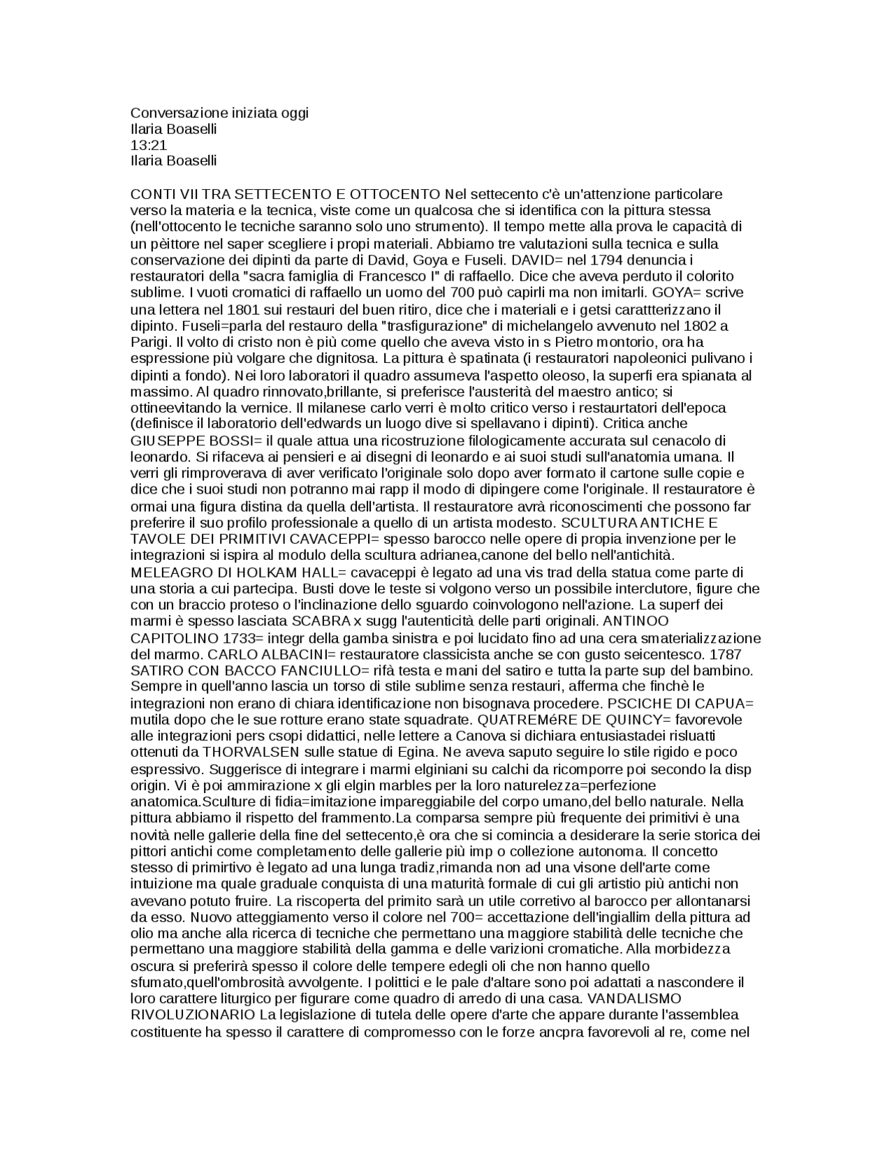 Riassunti Conti Docsity