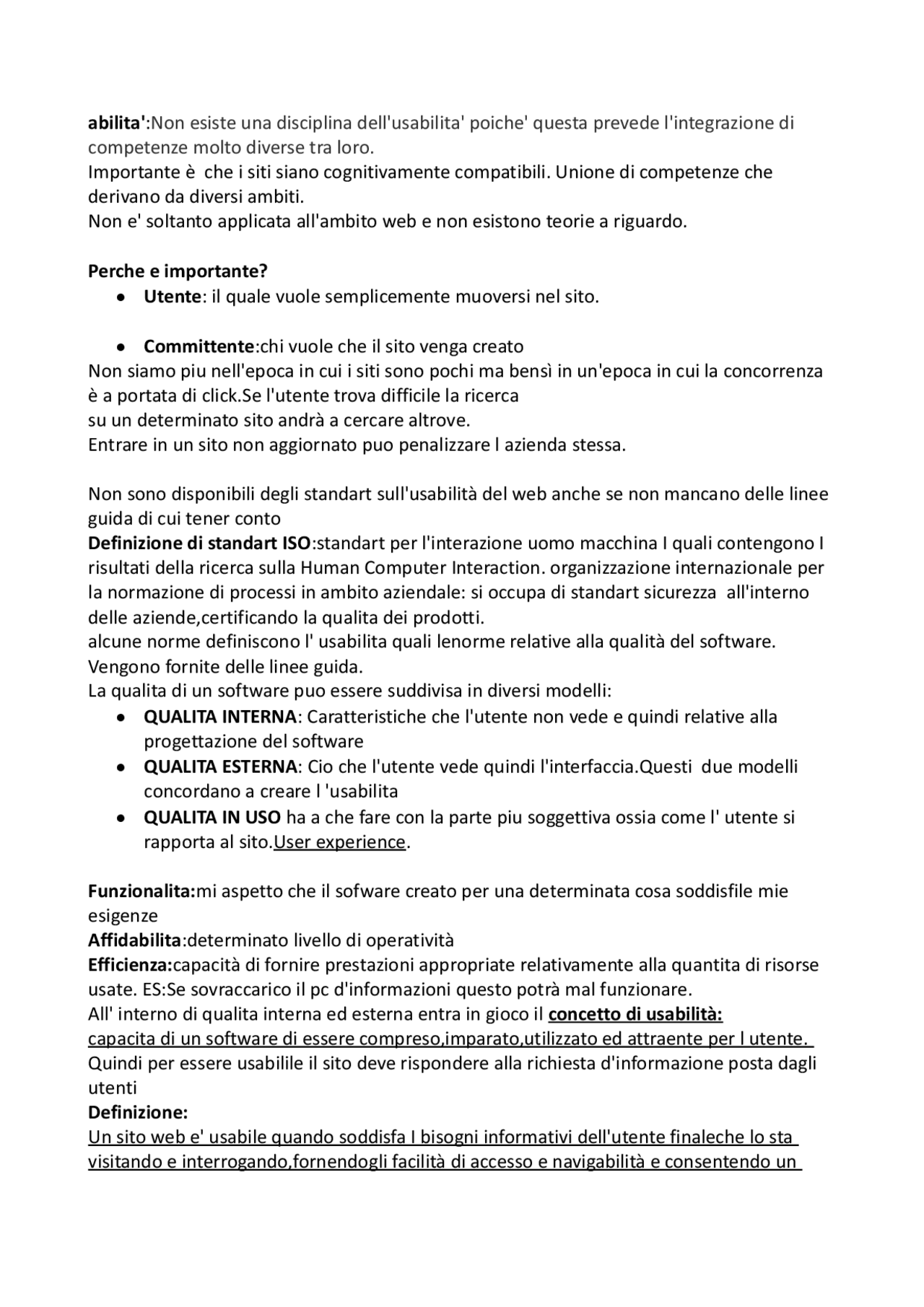 Web Usability Docsity