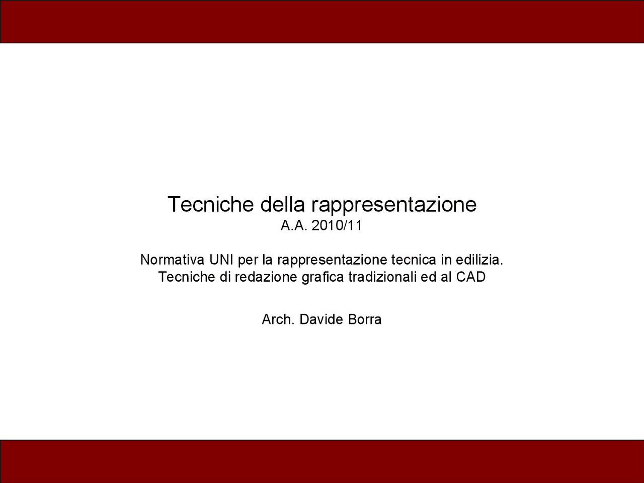 Norme Uni E Cad Docsity