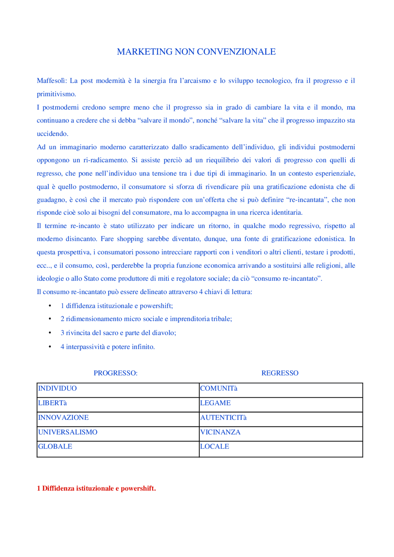 Marketing Non Convenzionale Docsity