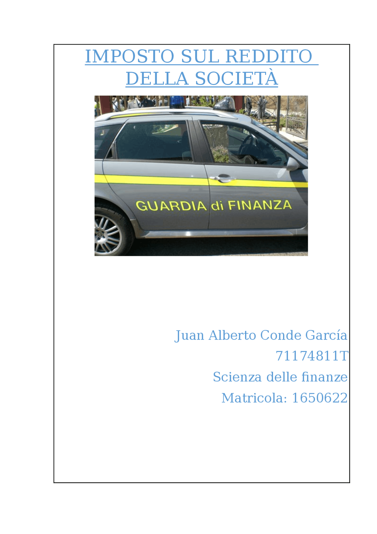 Scienze Delle Finanze Docsity