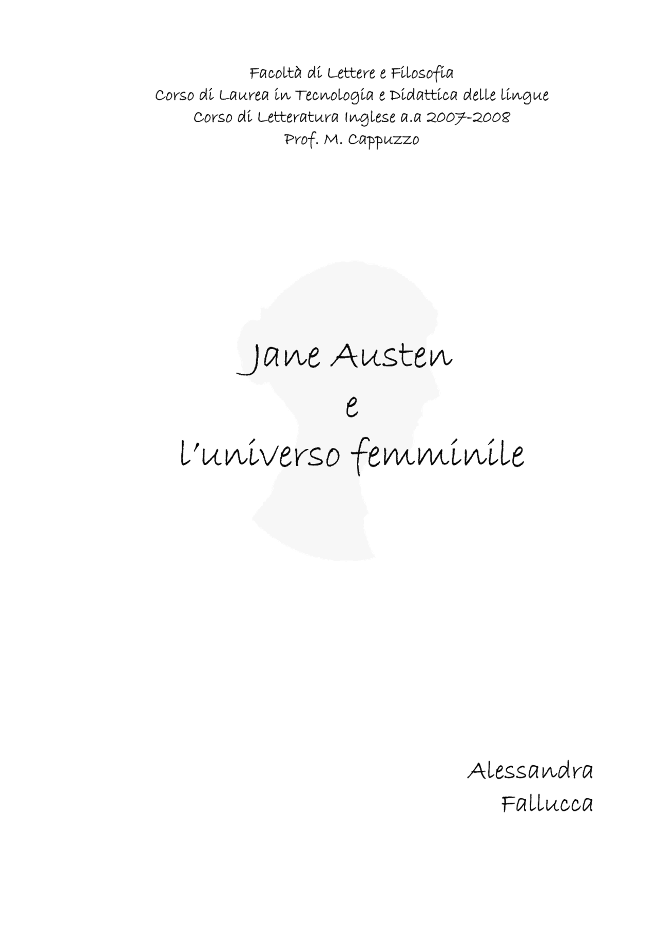 Jane Austen Docsity