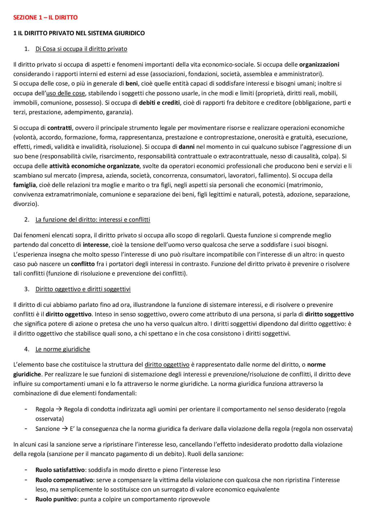 Corso Di Diritto Privato Esame Iulm Anno 2015 Docsity
