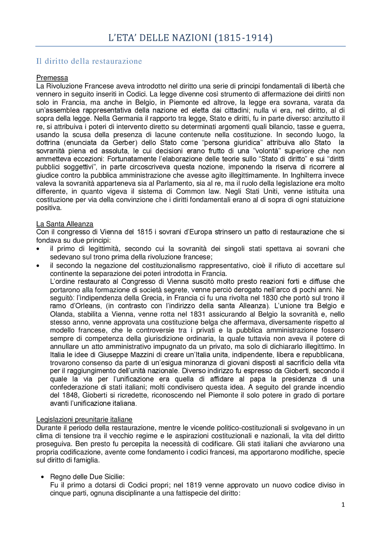 Riassunto Padoa Schioppa Parte Quinta E Parte Sesta Docsity