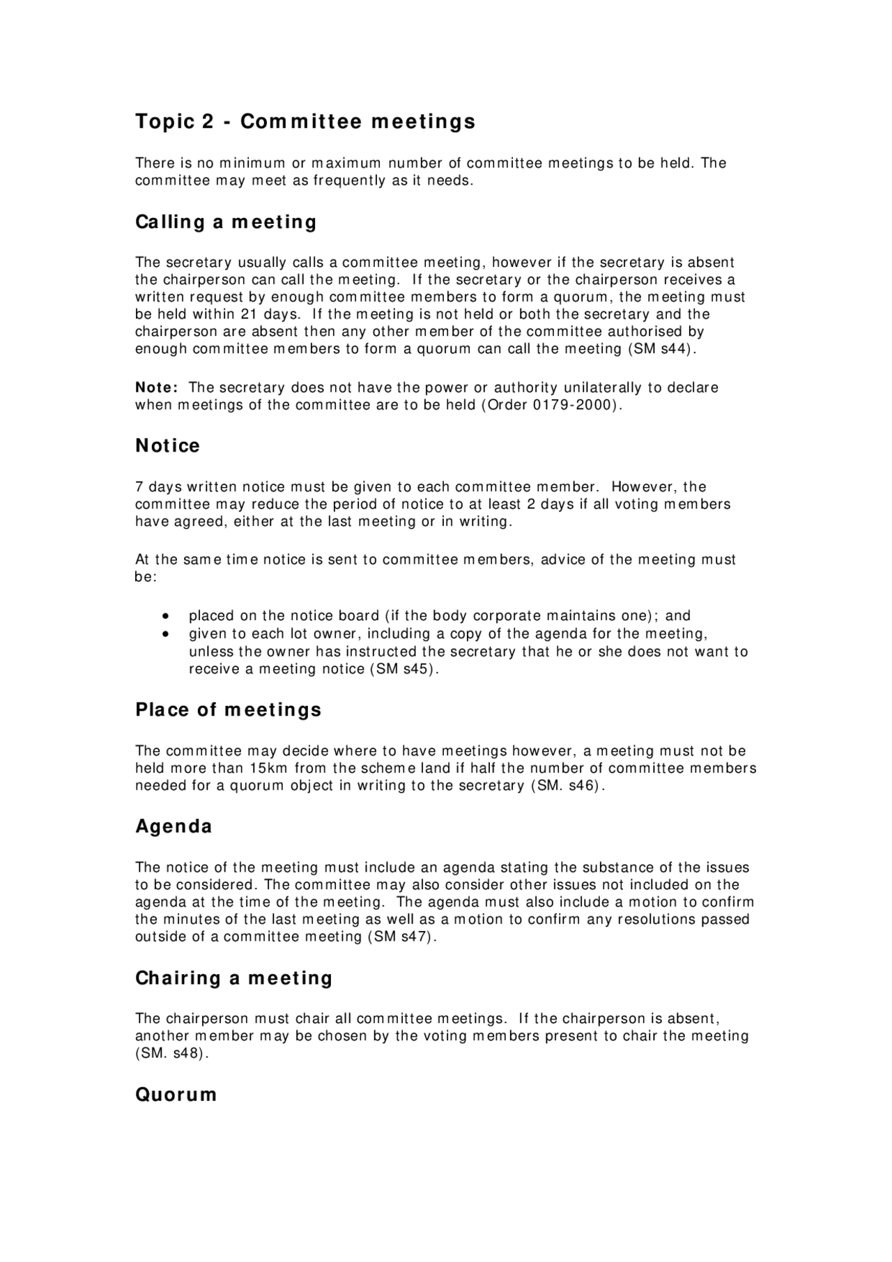 1 2 committee meetings | Study notes Management Fundamentals | Docsity