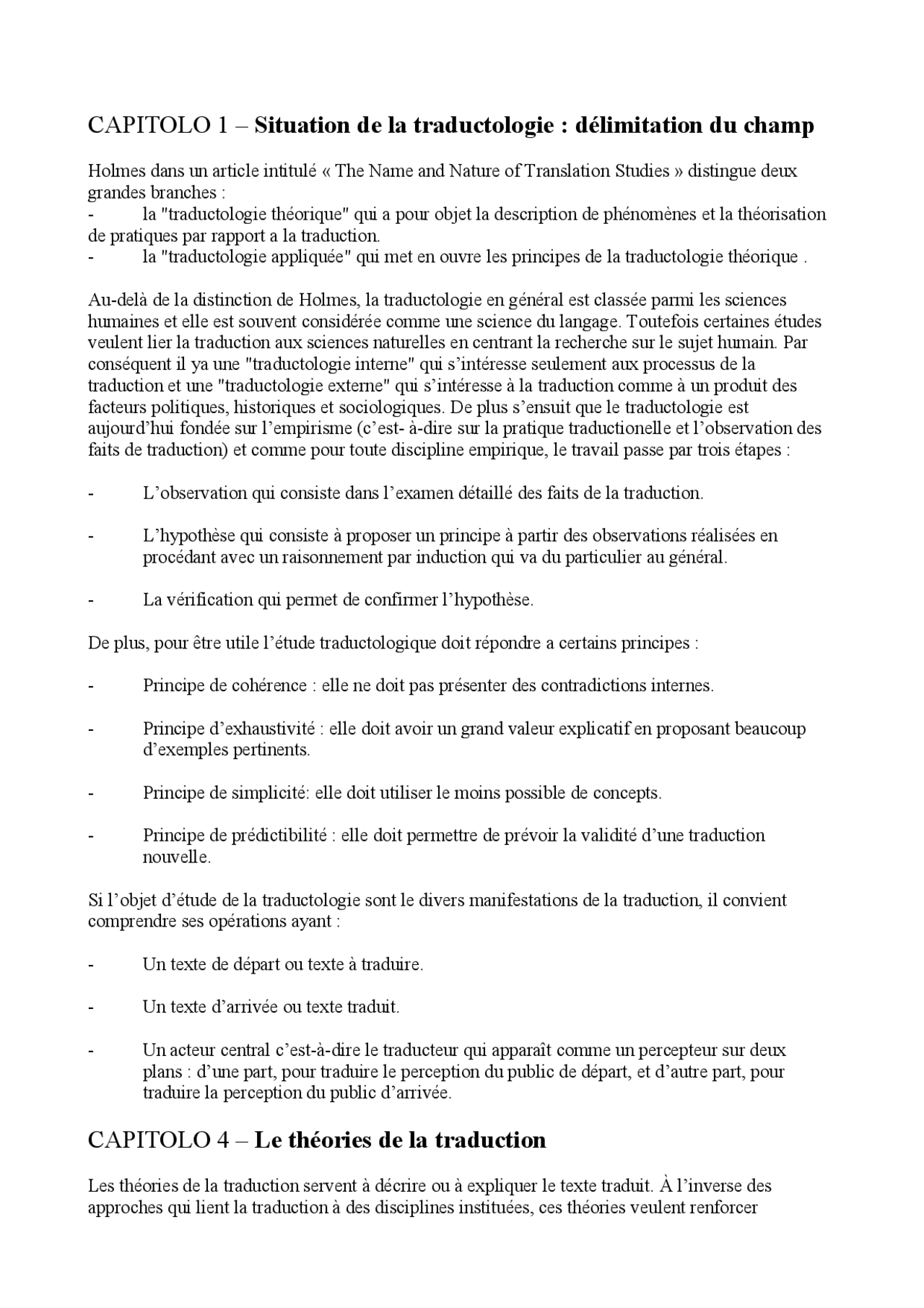 Introduction A La Traductologie Docsity