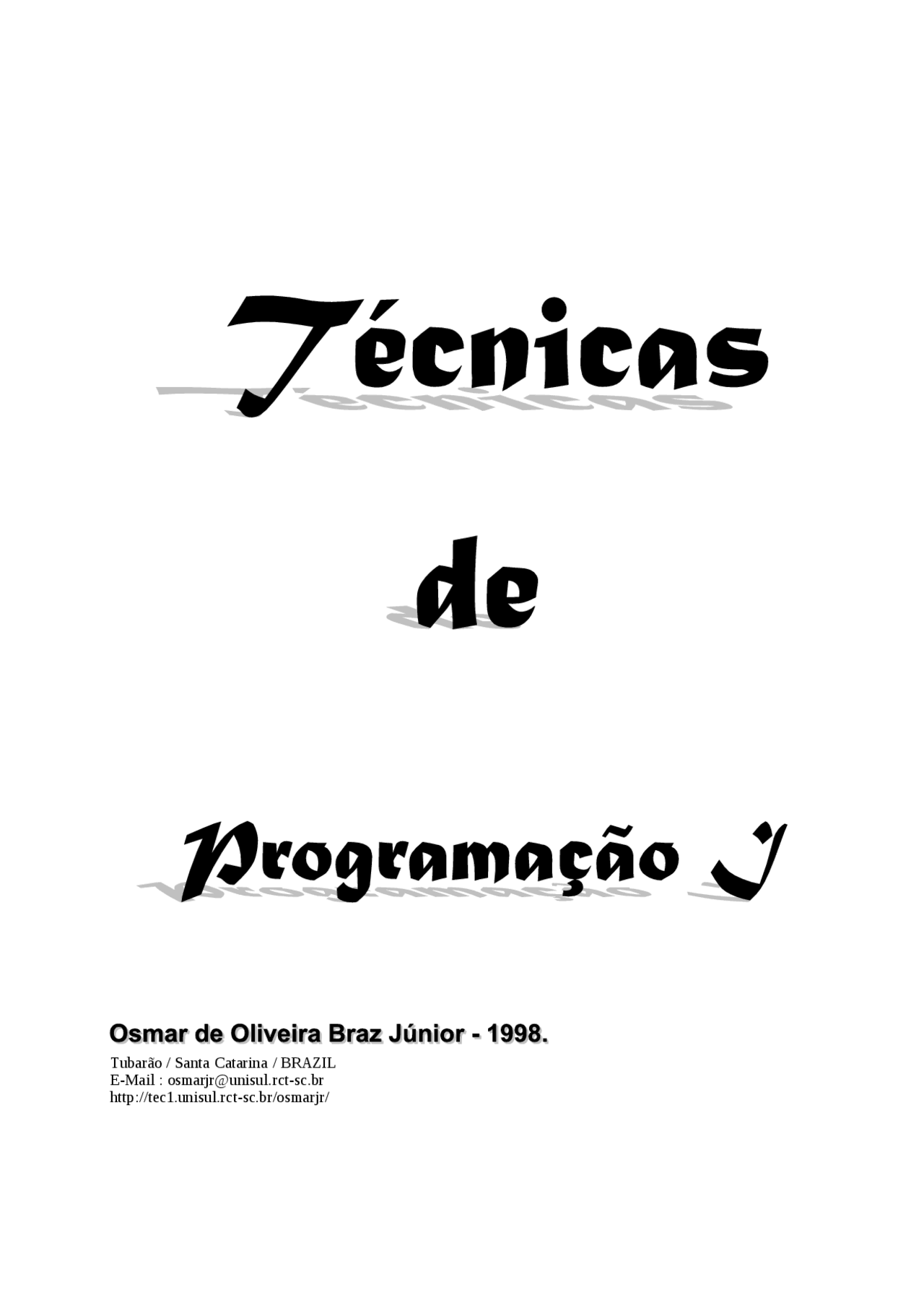 Apostila Introdução A Programação 1 Docsity