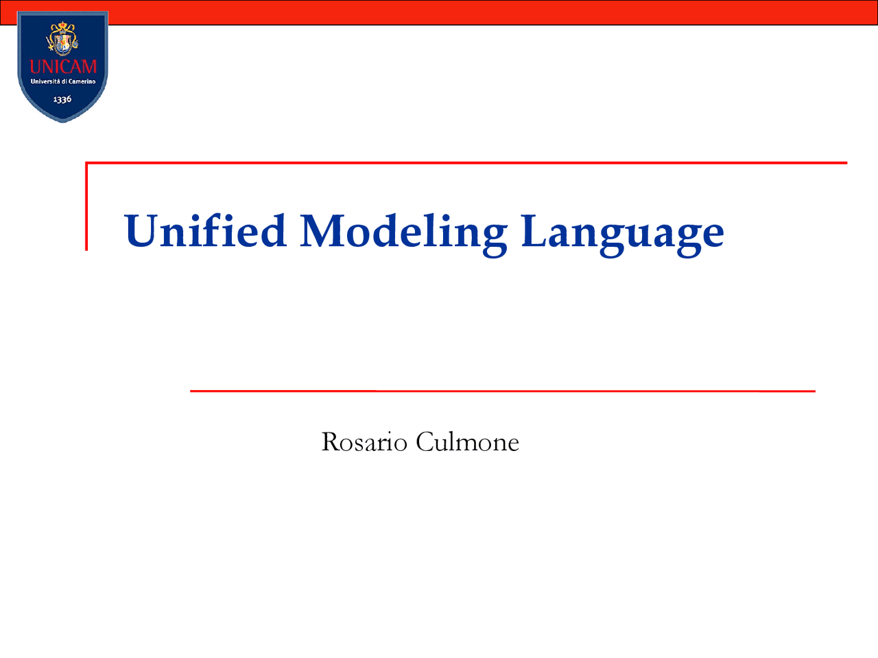 Uml Ingegneria Del Software Docsity