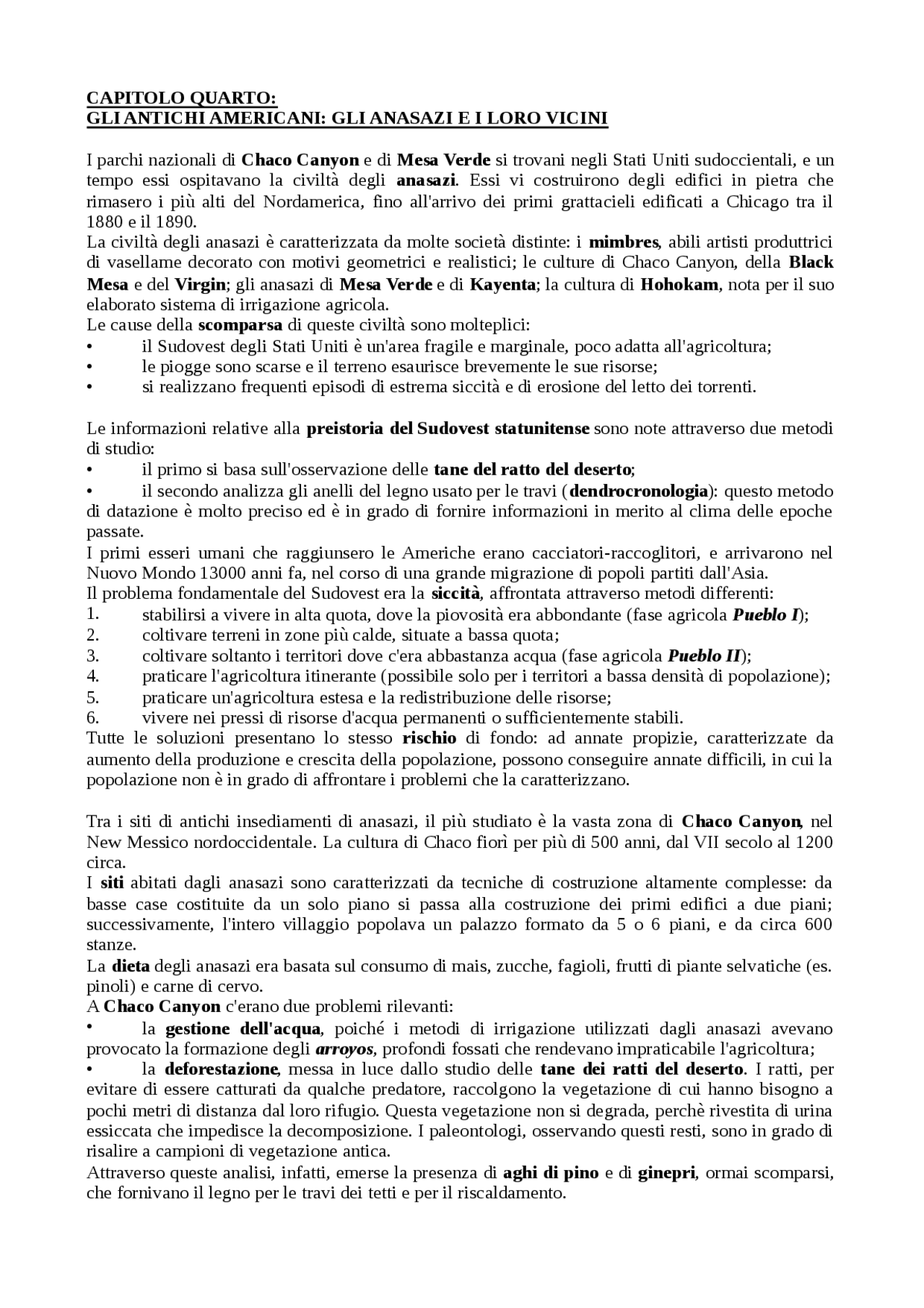 Riassunto Collasso Jared Diamond Cap 4 Docsity