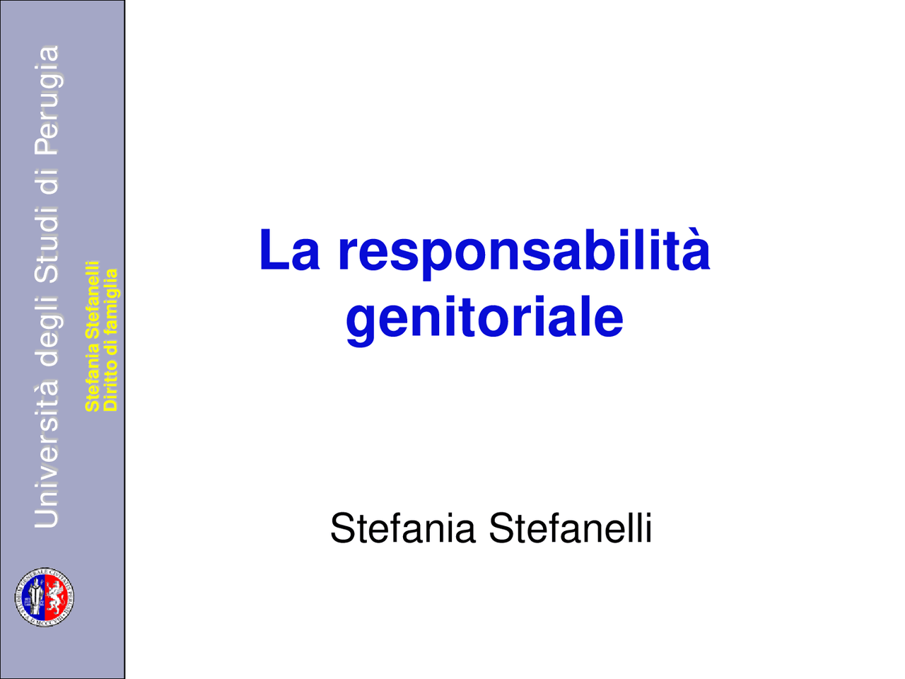 Responsabilita Genitoriale Docsity