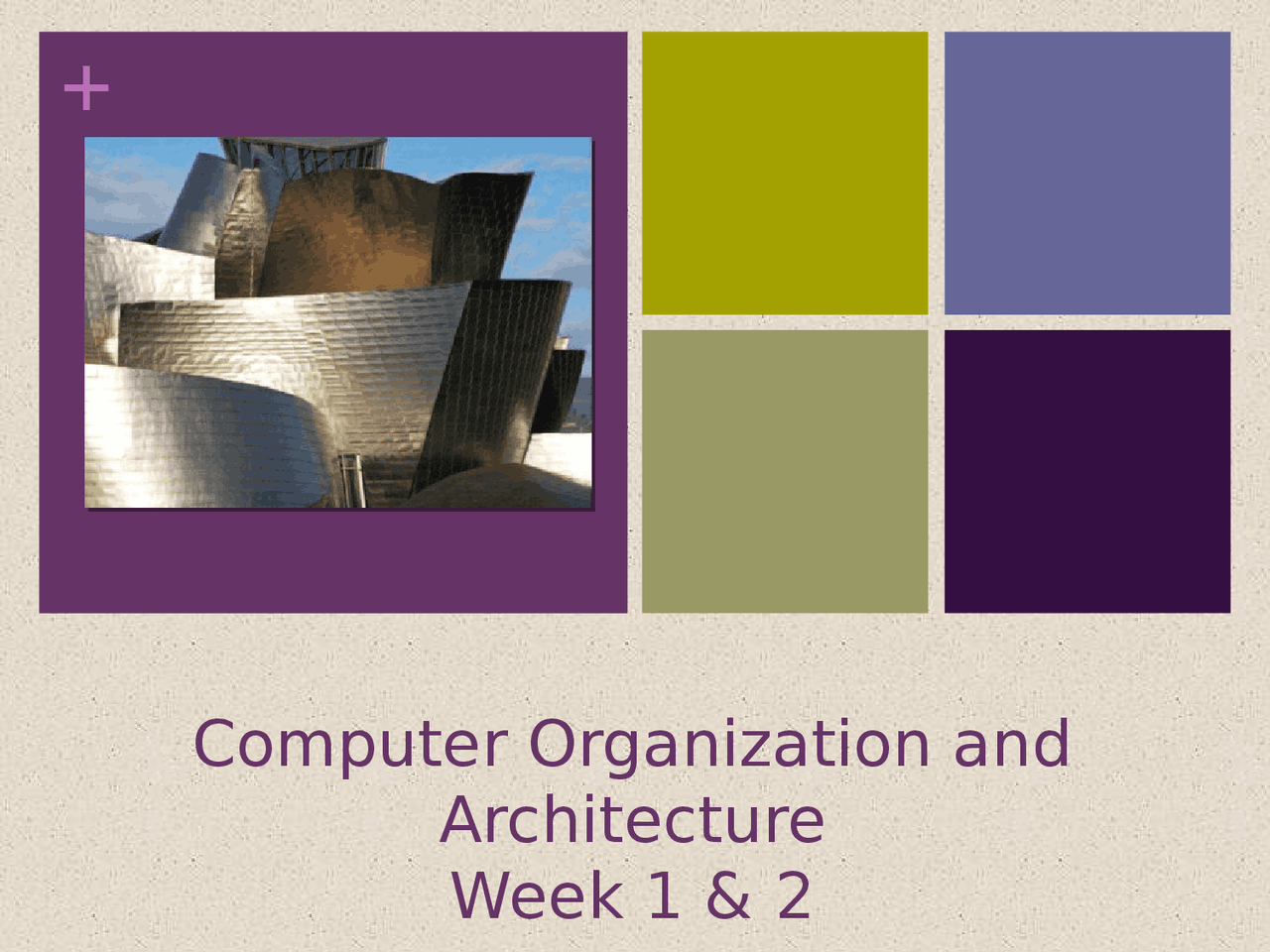 Week 1 And 2 Lecture Docsity