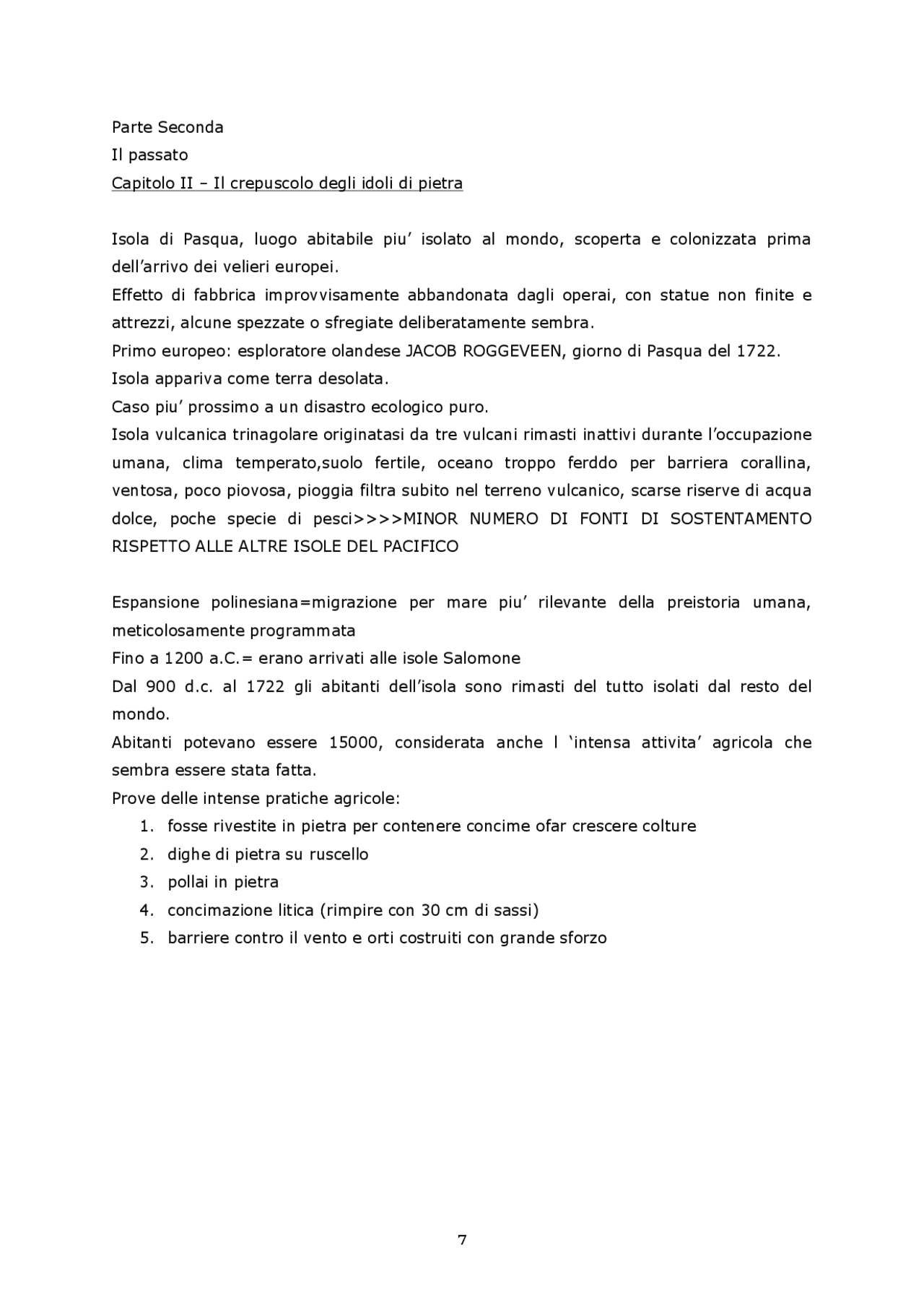 Collasso Jared Diamond 2005 Riassunto Capitolo 2 Docsity