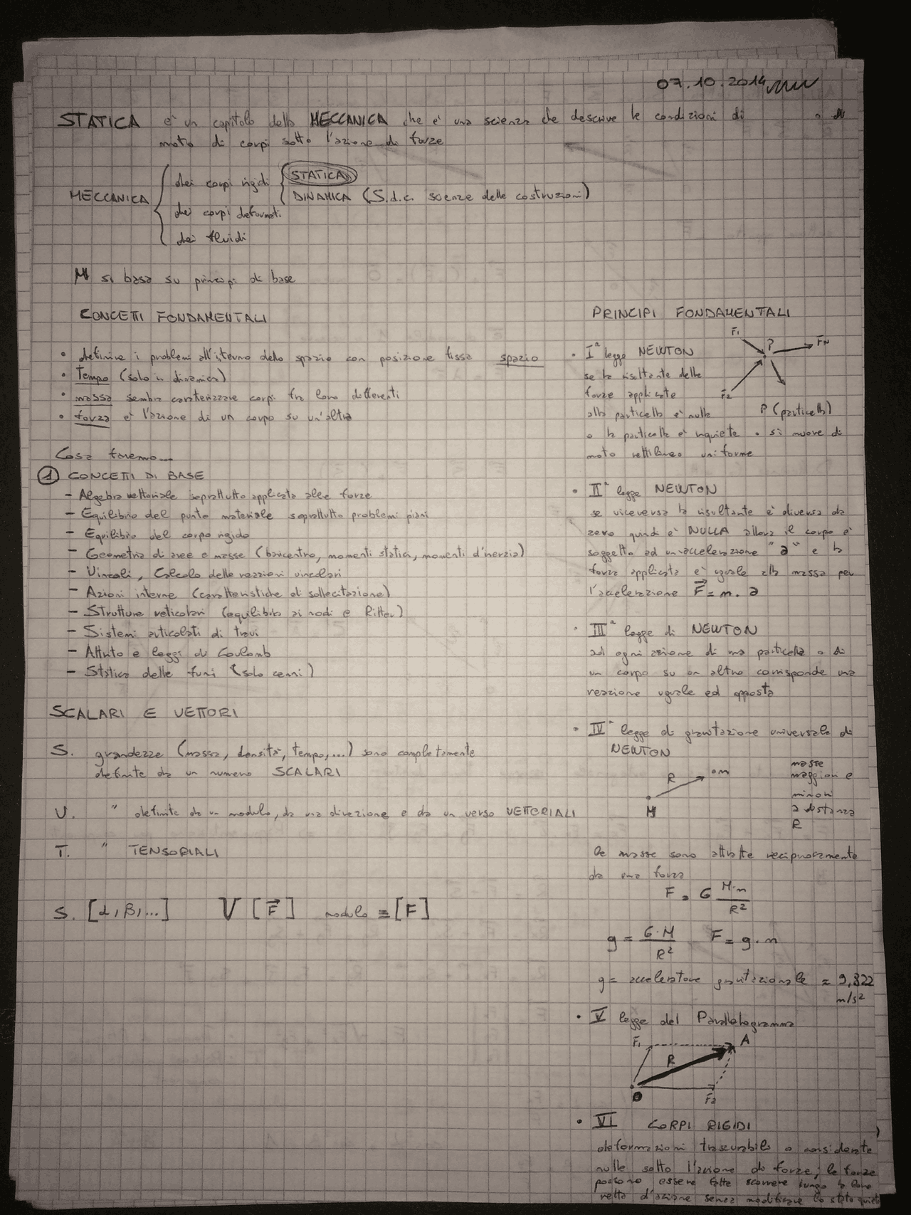 Appunti Statica 1 Polimi Docsity