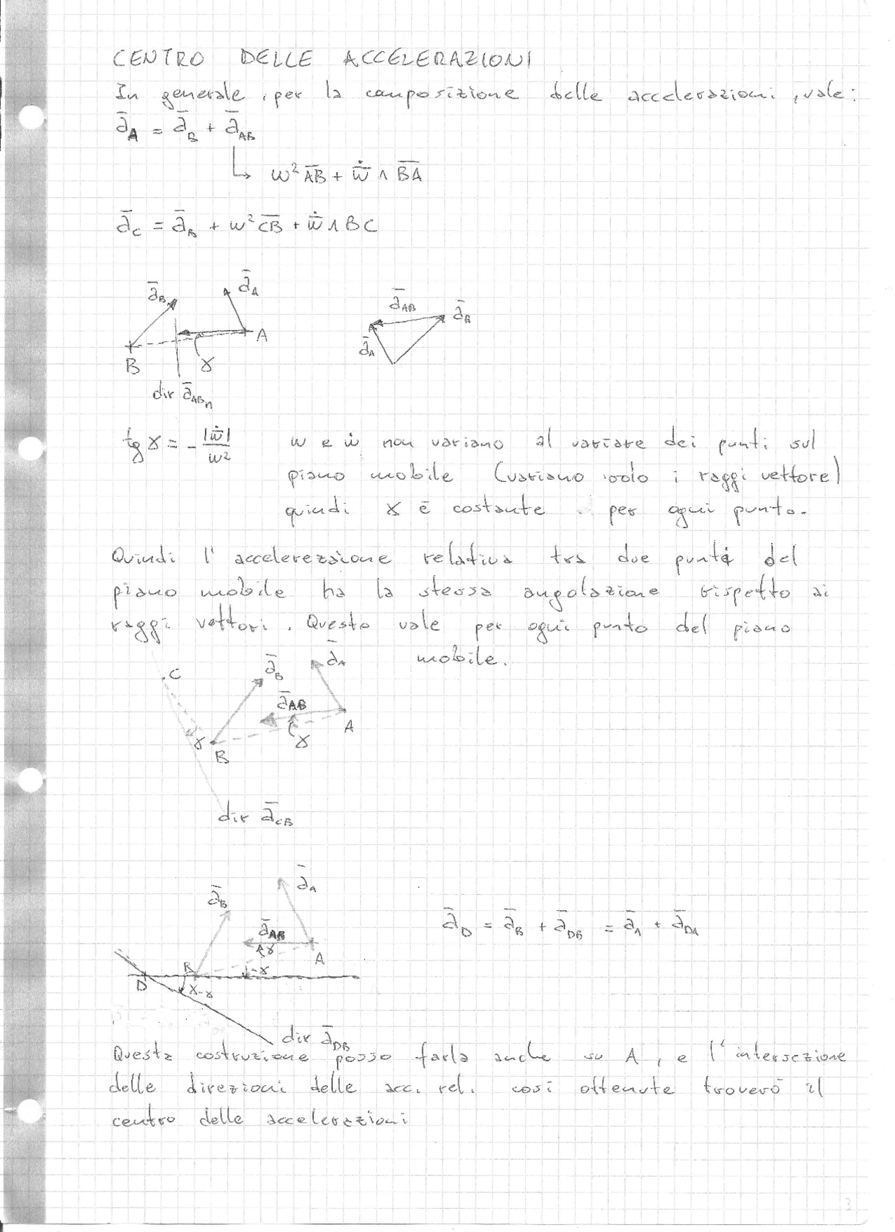 Analisi di accelerazione e velocità | Apuntes de Meccanica Applicata ...
