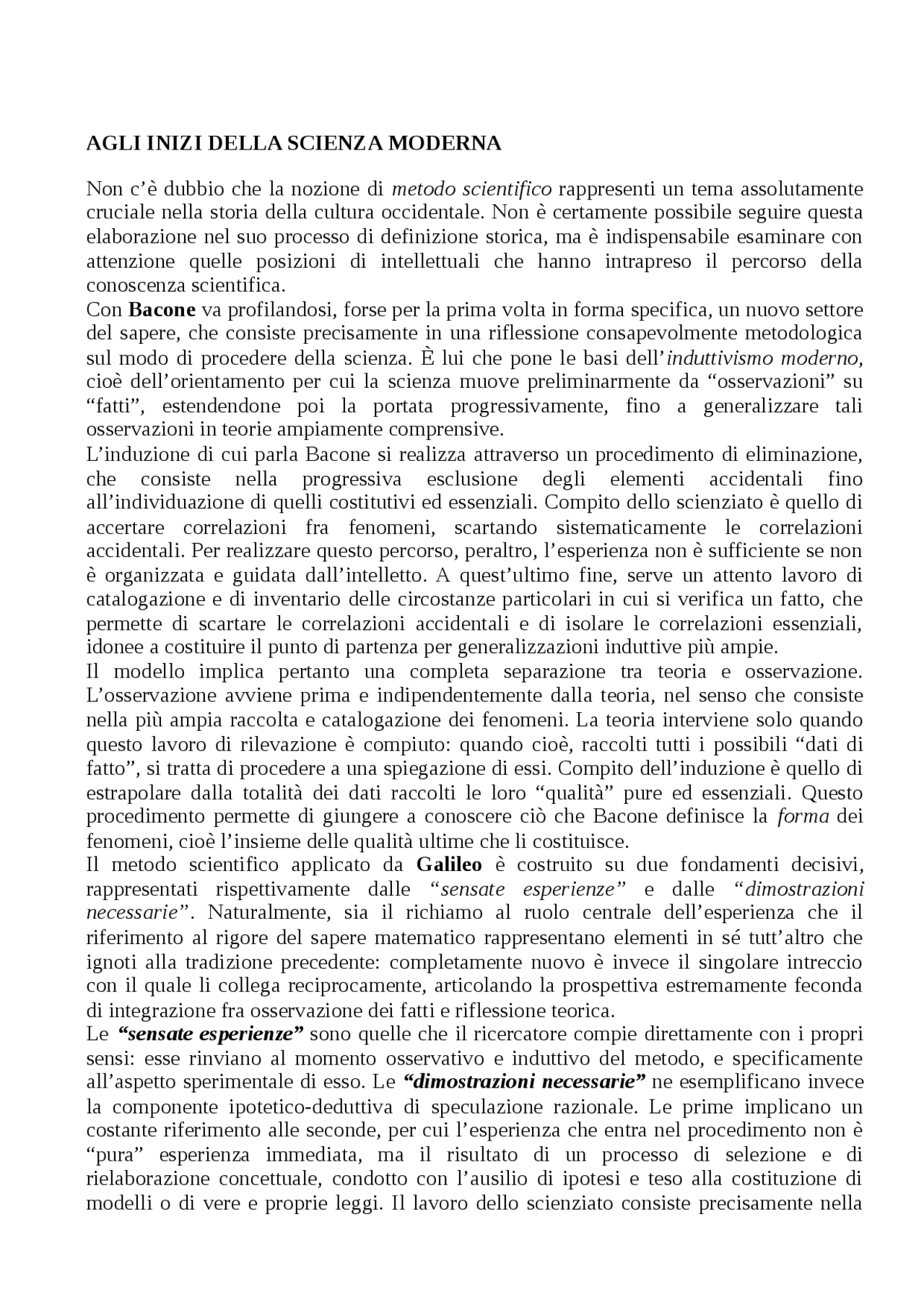 Riassunto Da Un Luogo Comune Docsity