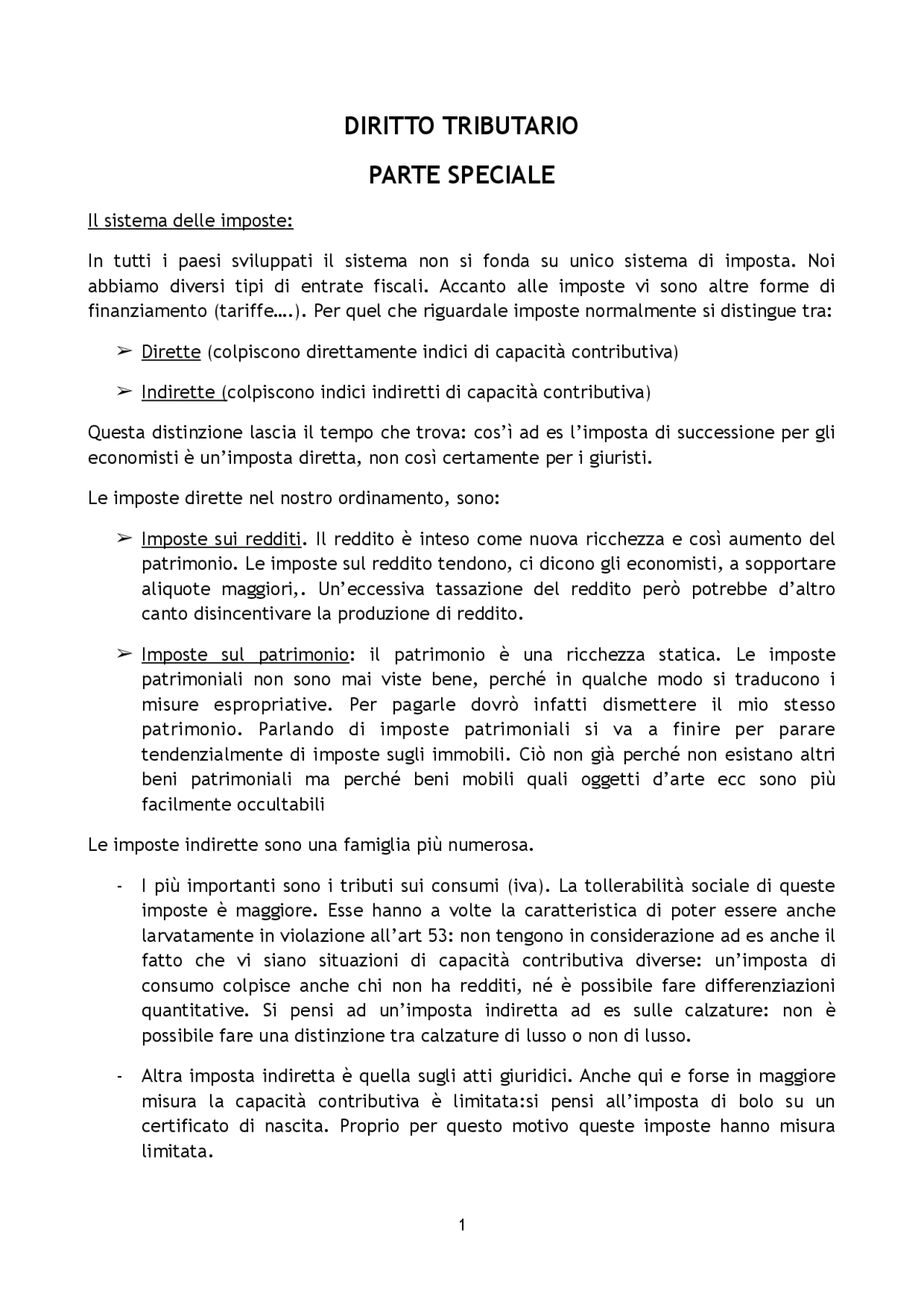 Riassuntoparte Speciale Falsitta Docsity