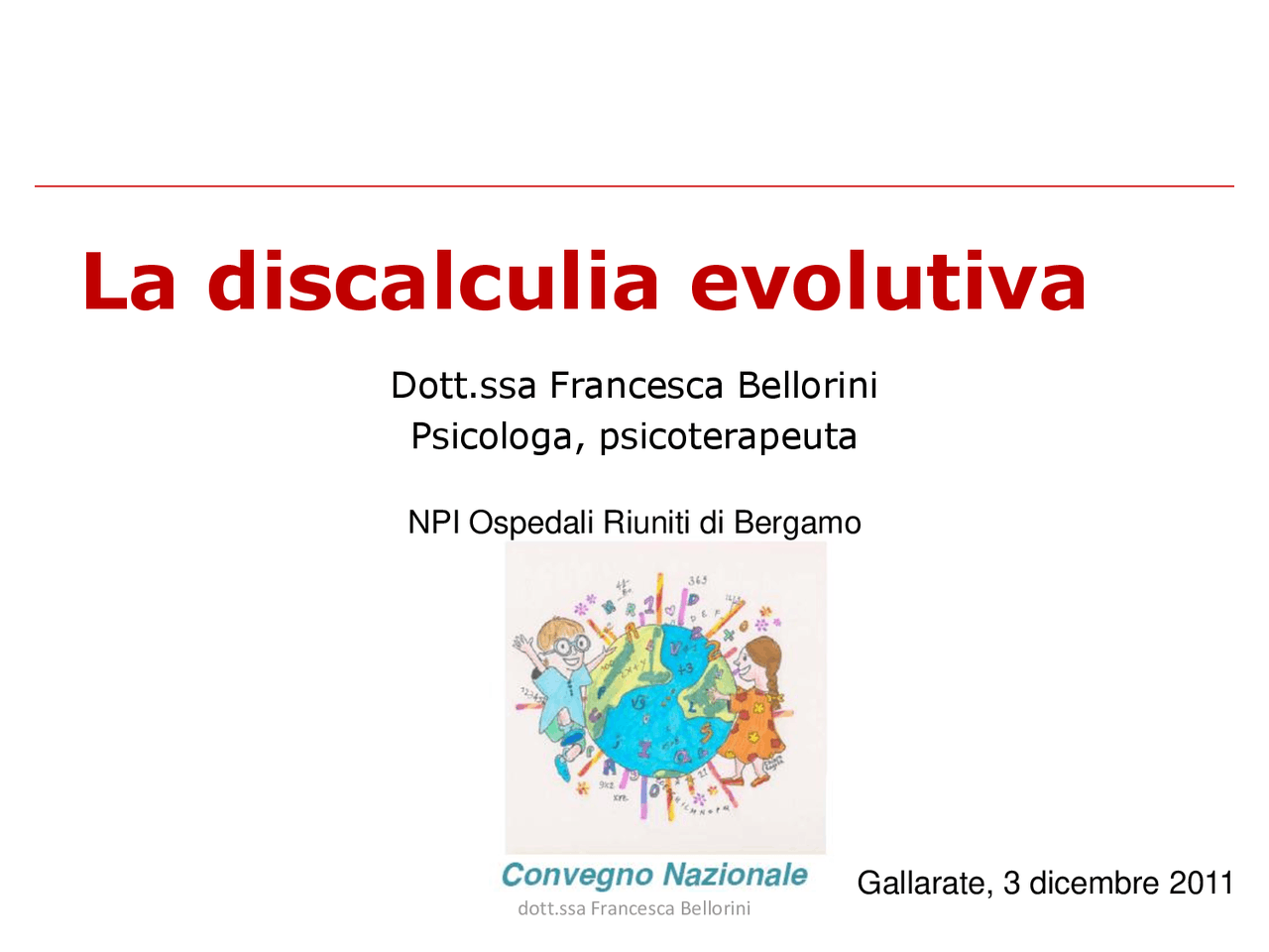 La Discalculia Evolutiva Docsity