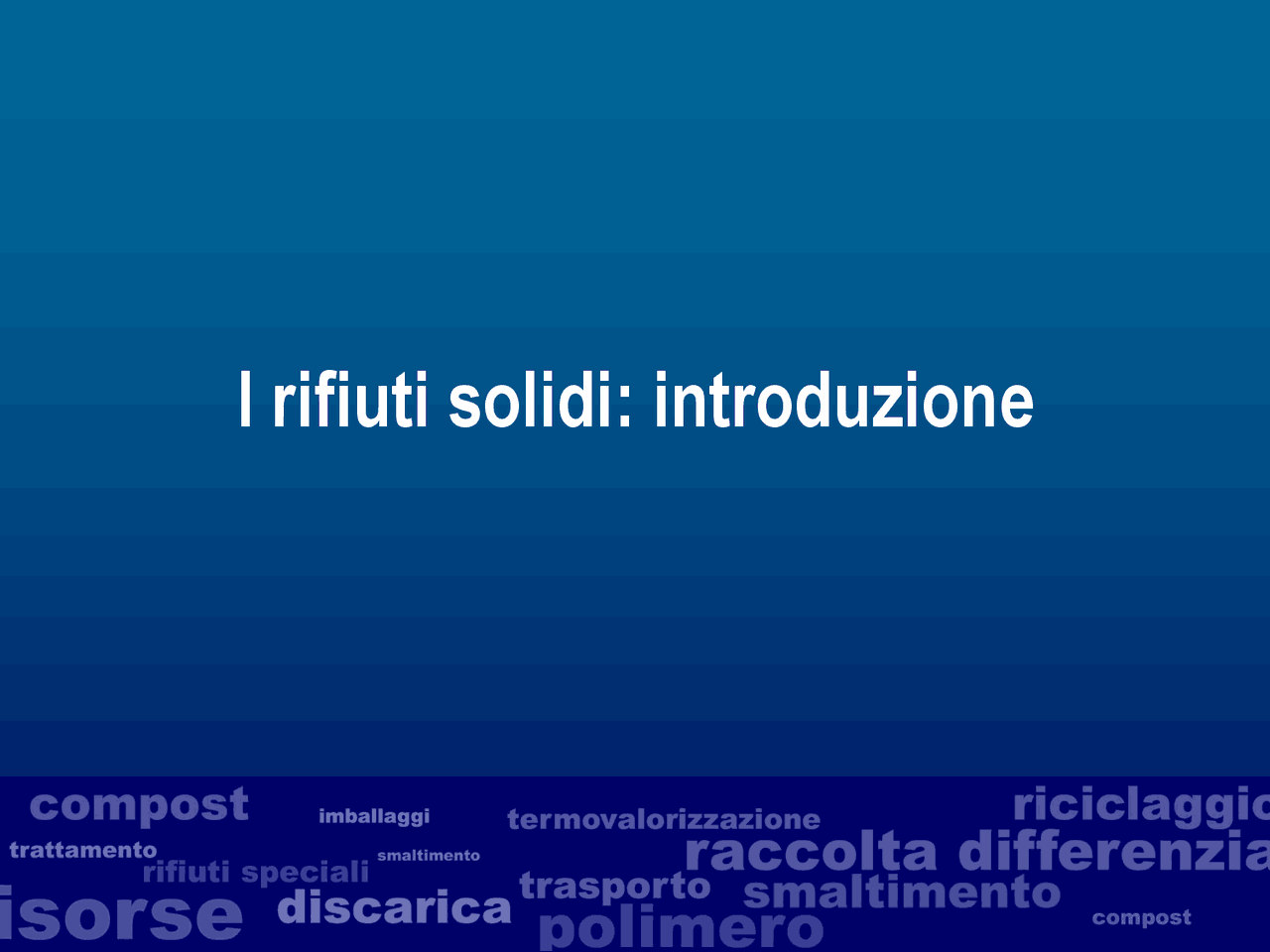 I Rifiuti Solidi Docsity