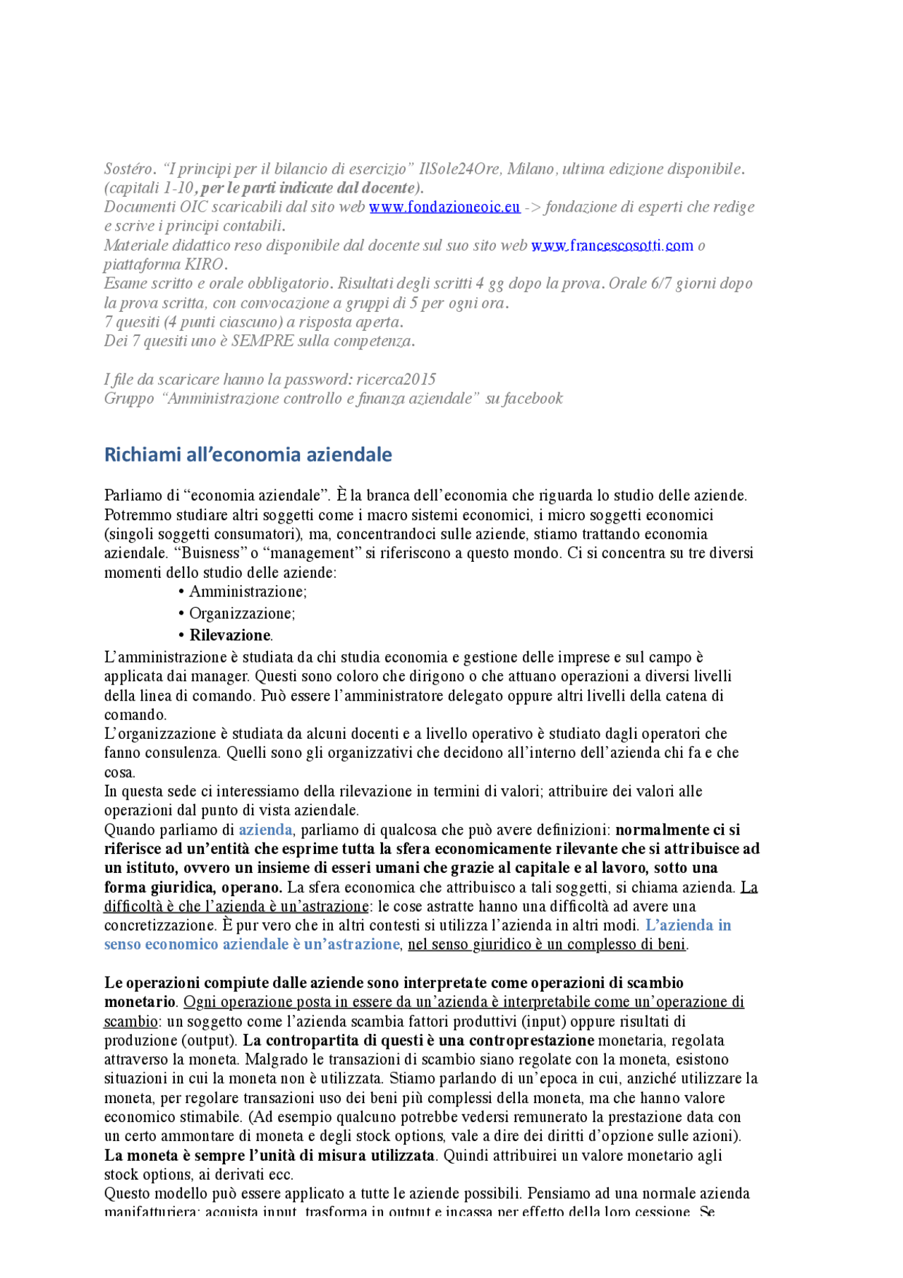 Bilanci Aziendali Docsity