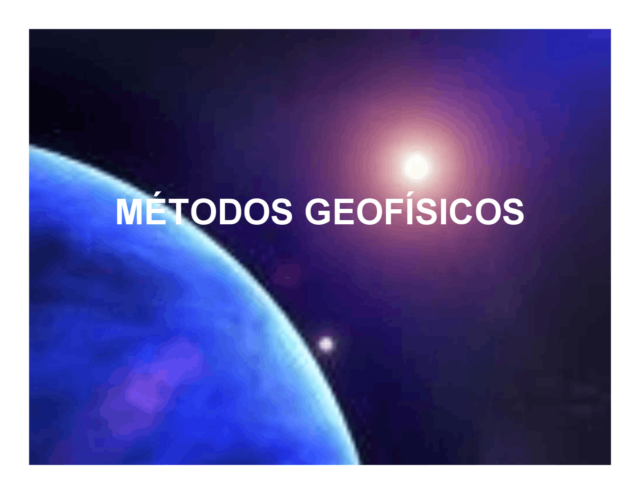 Metodos geofisicos - Docsity