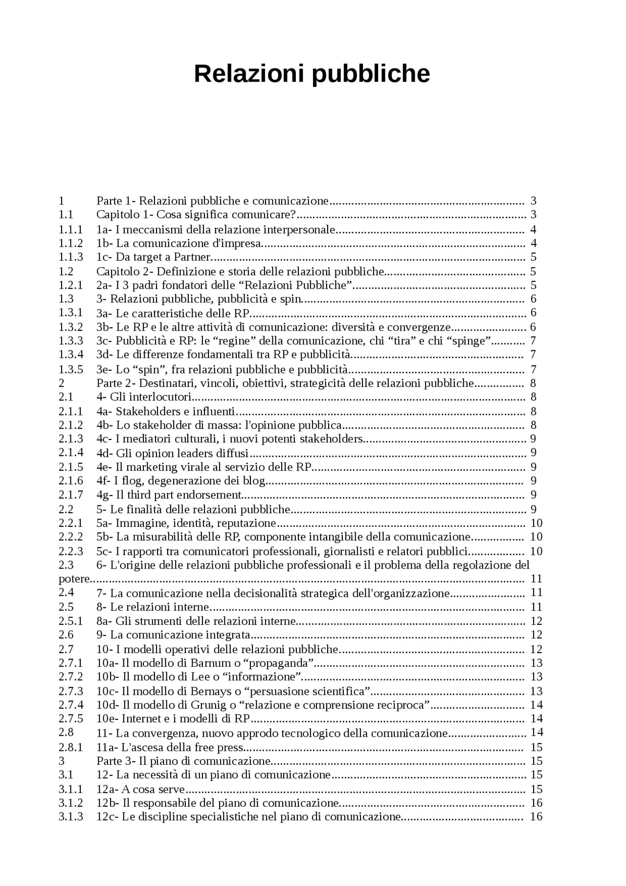 Relazioni Pubbliche Docsity