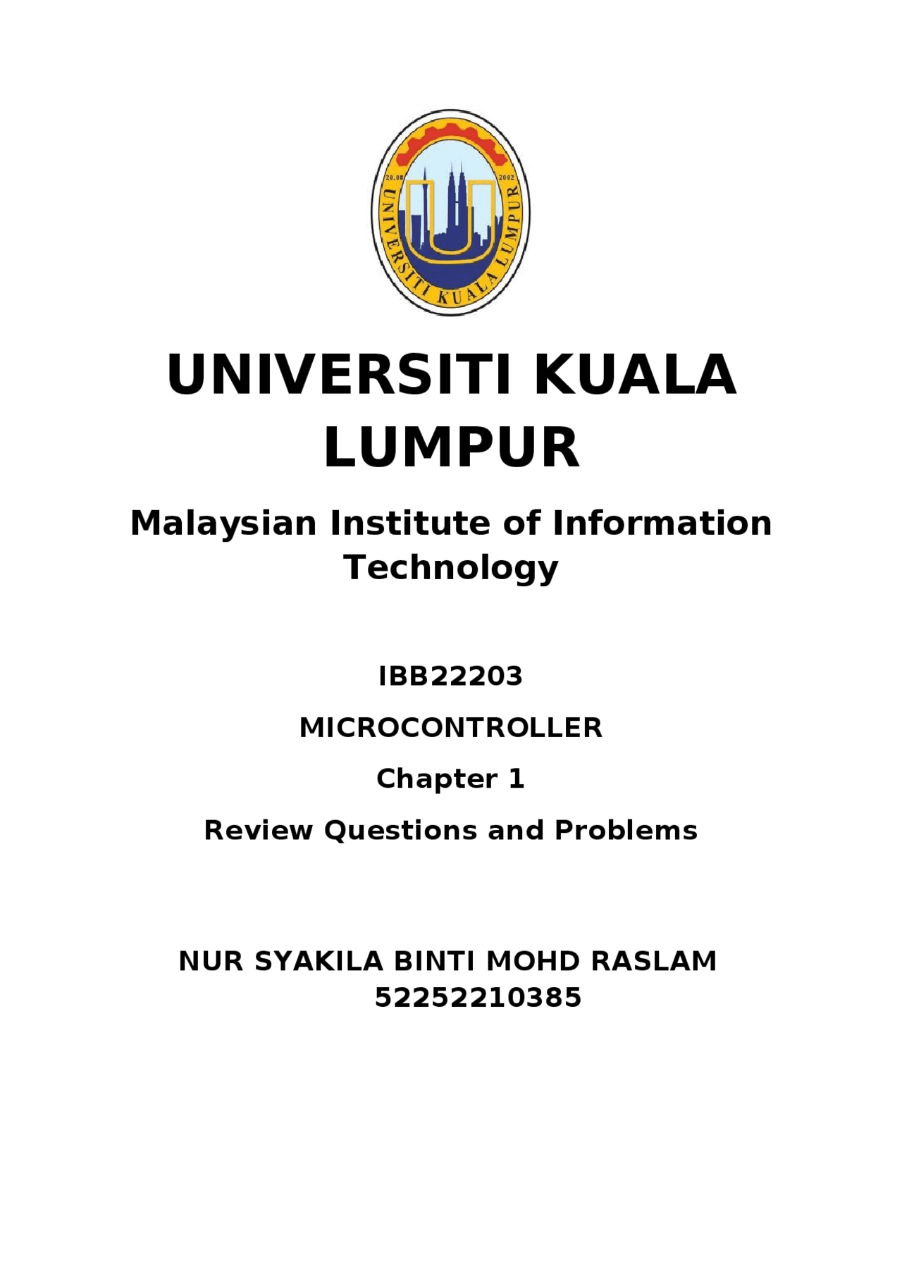 82967754 review questions | Study notes Advanced Computer Programming ...