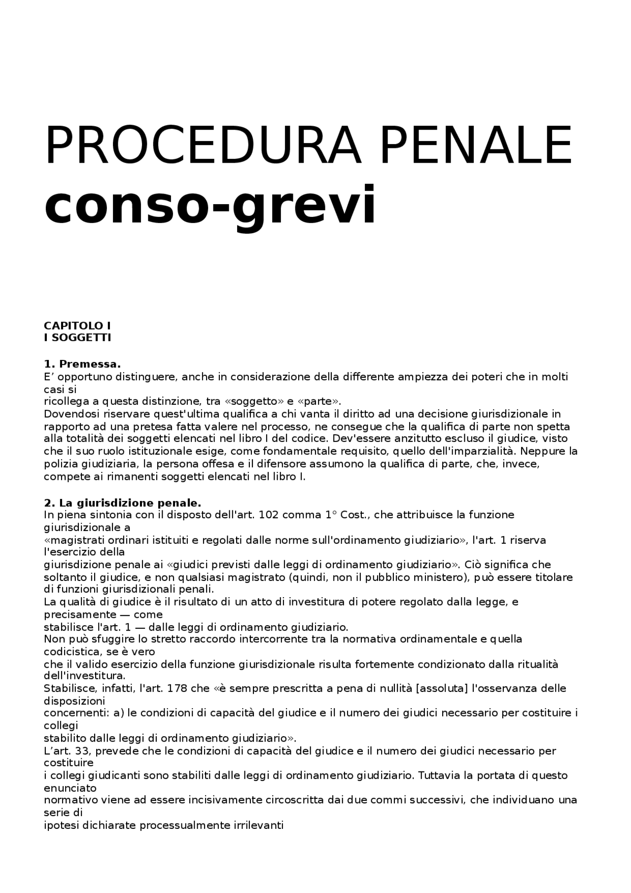 Riassunto Conso Grevi Appunti Di Diritto Processuale Civile Docsity