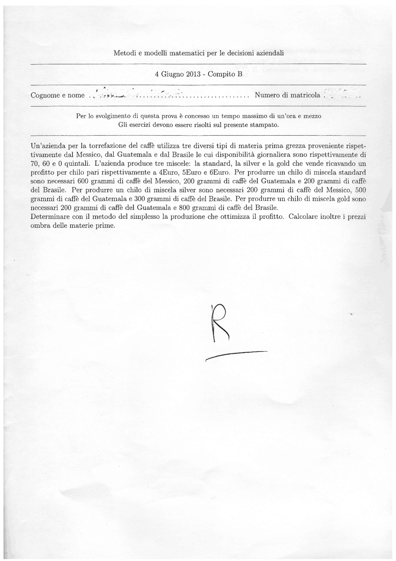 Matematica Docsity
