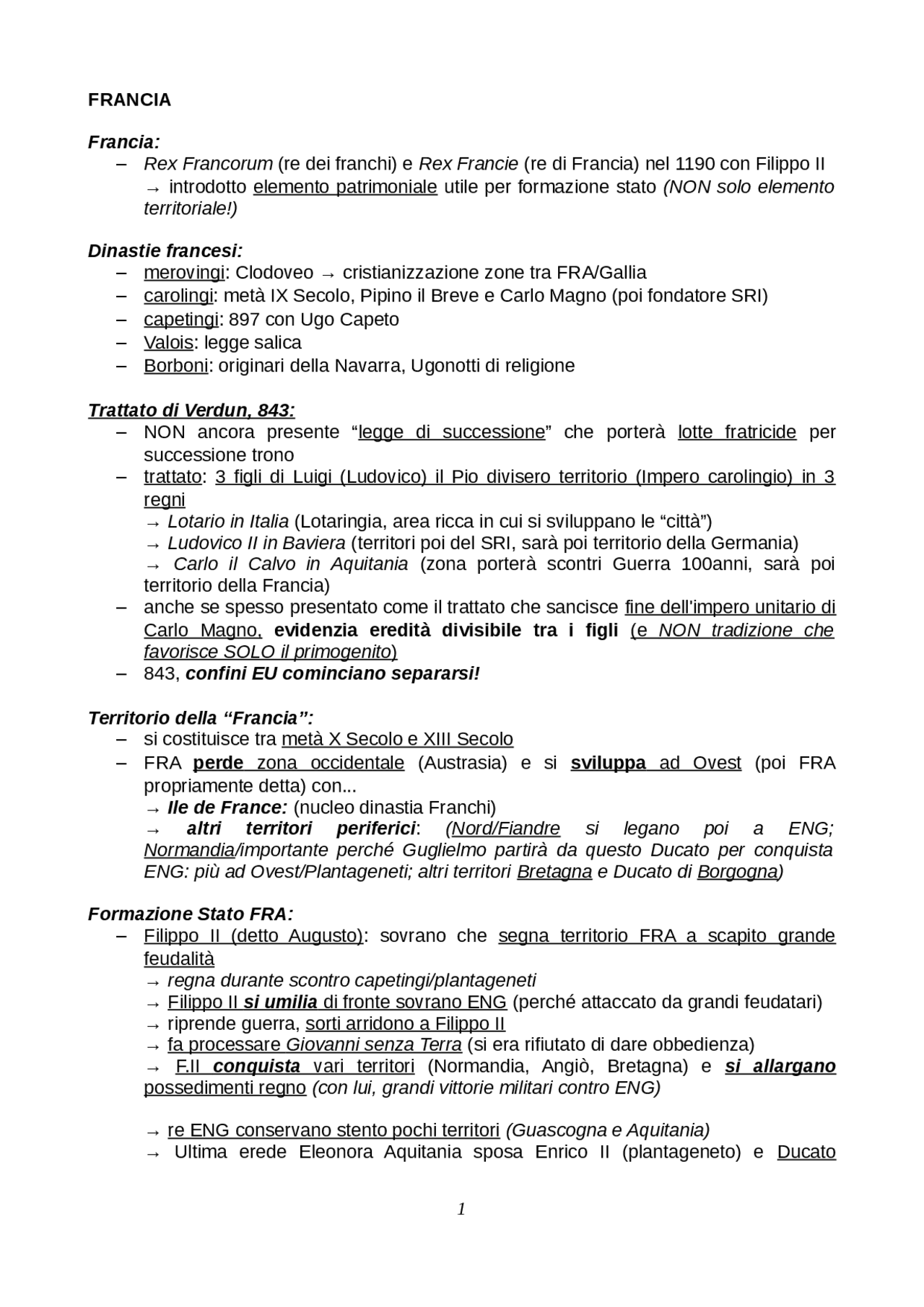 Schema appunti blanco | Appunti di Storia Delle Istituzioni Politiche ...