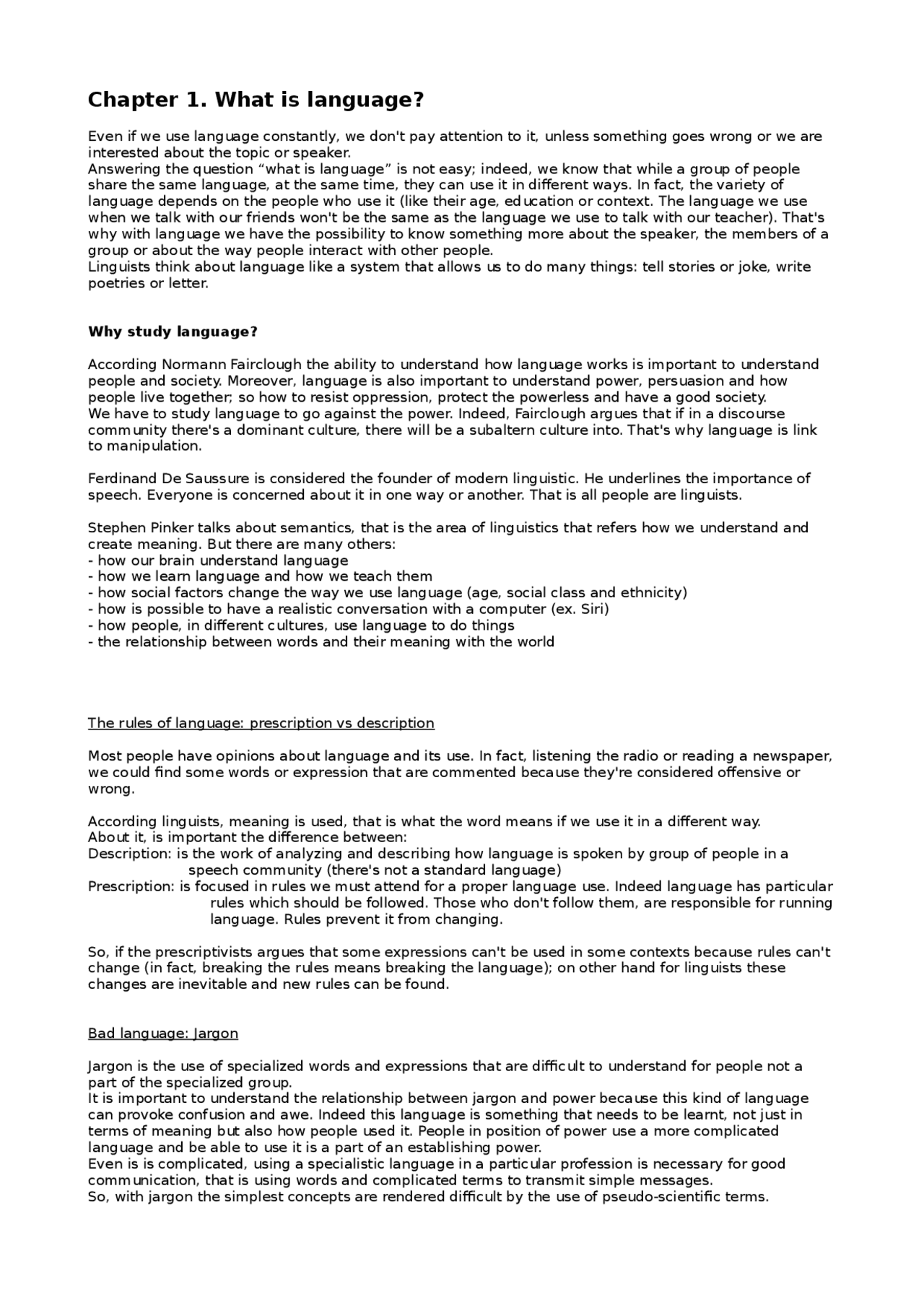 Language Society And Power An Introduction Docsity