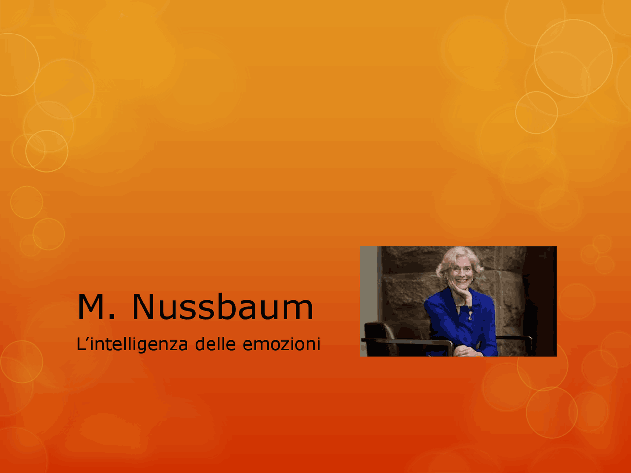 Nussbaum - l'intelligenza delle emozioni | Résumés de Filosofia ...