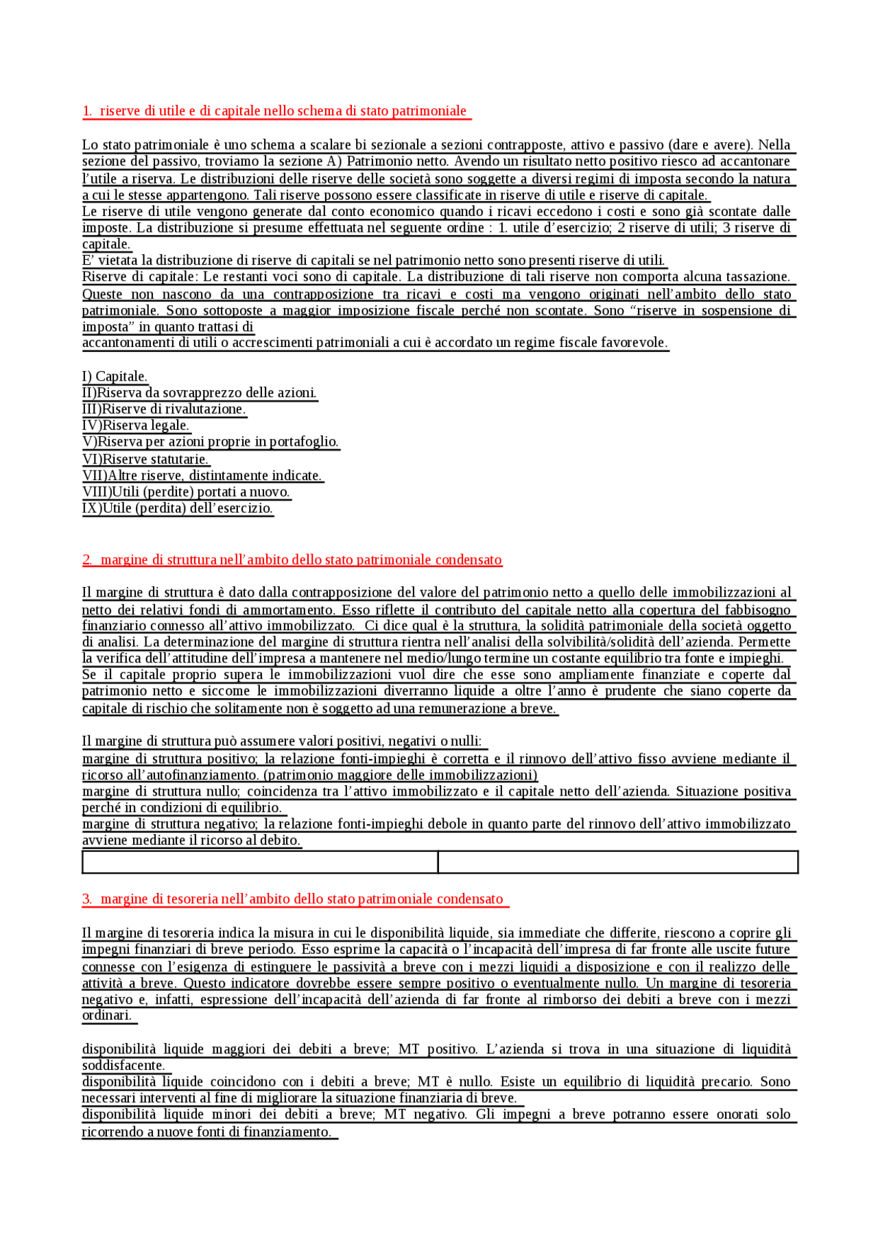 Finanza Aziendale Risposte Esame Docsity