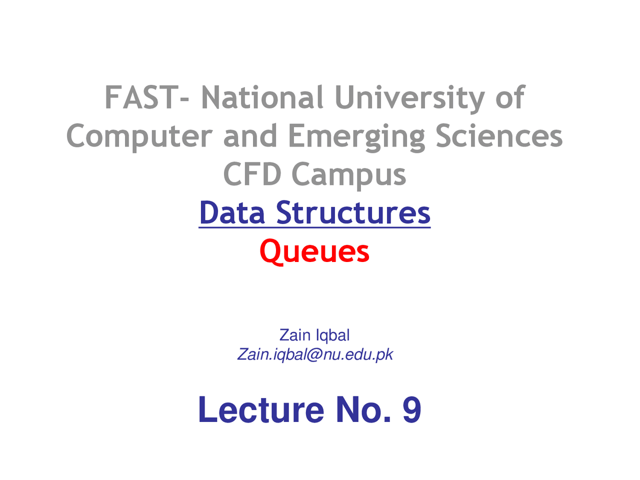 Queues Docsity