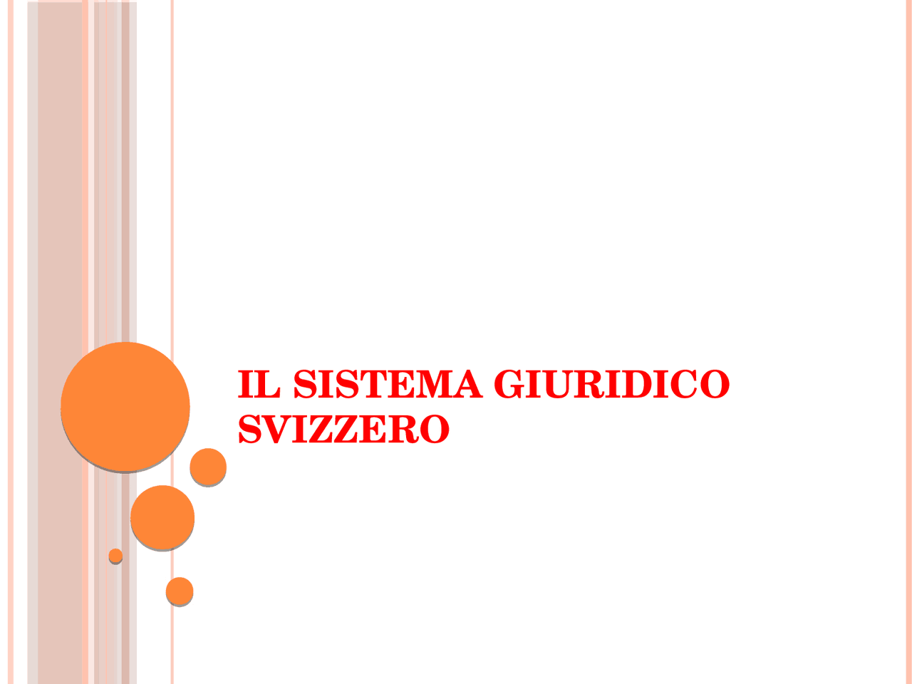 Sistema Giuridico Svizzero Docsity