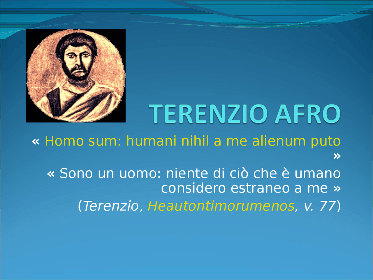 Dispensa Su Terenzio Docsity