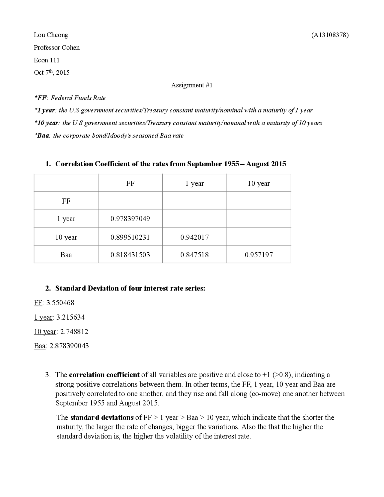 Assignment 1 Solved Questions Monetary Economics Econ 111 Docsity